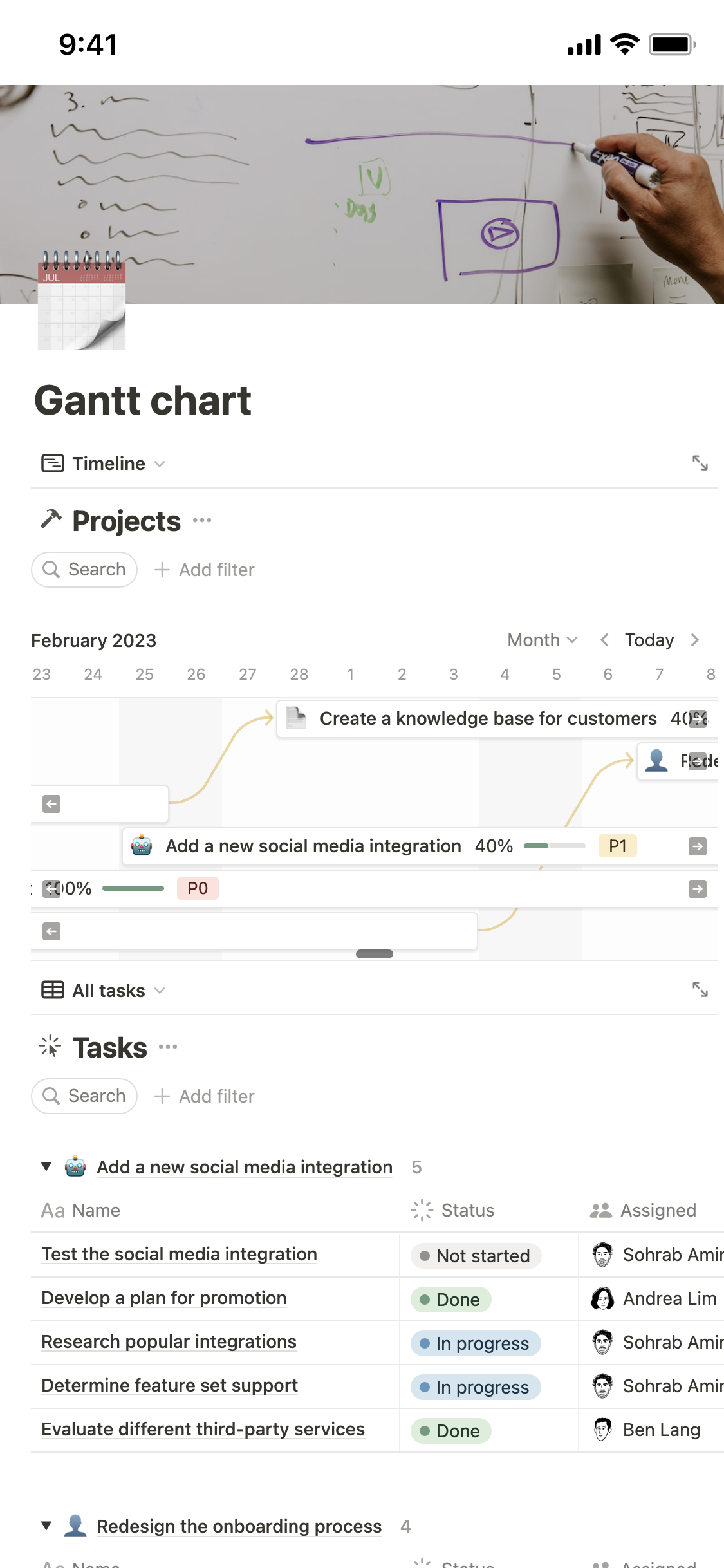 Create A Gantt Chart For Your Projects Using Notion