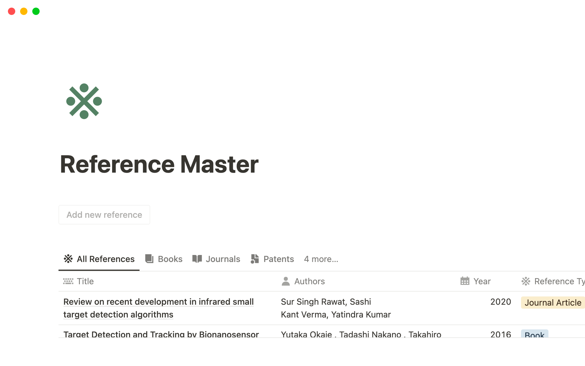 Notion Academic Reference Master | Notion Template Notion Academic Reference Master | Notion Template