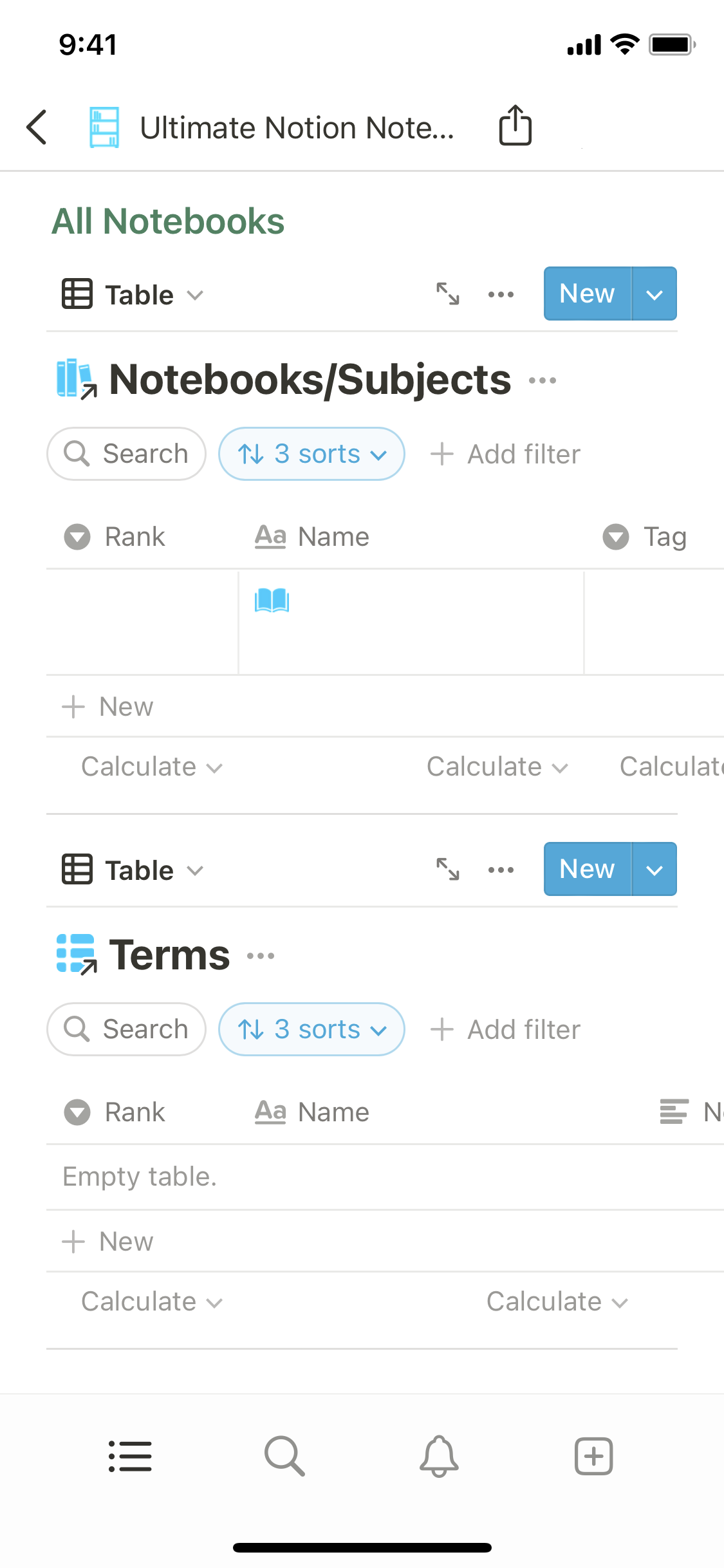 Notion Template Gallery – Ultimate notebook system
