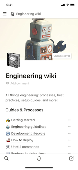 Notion Template Gallery Engineering Wiki