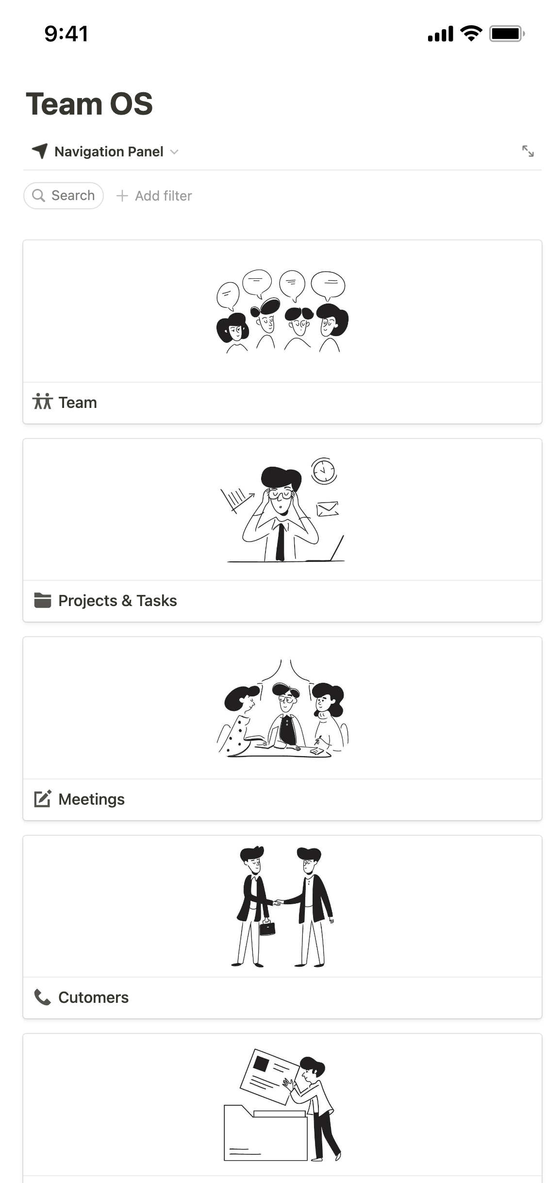 テンプレートギャラリー：Notion (ノーション) – Notion Team OS