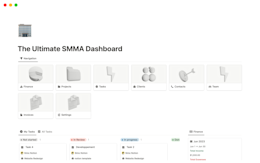 The Ultimate SMMA Dashboard Notion Template