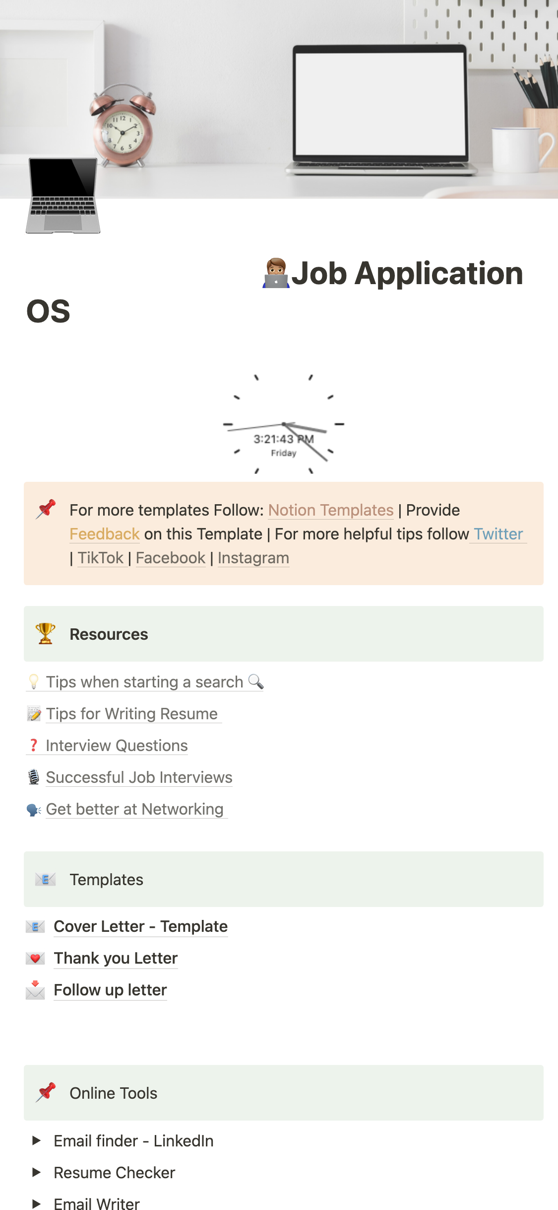 Notion job application template - fikoatomic