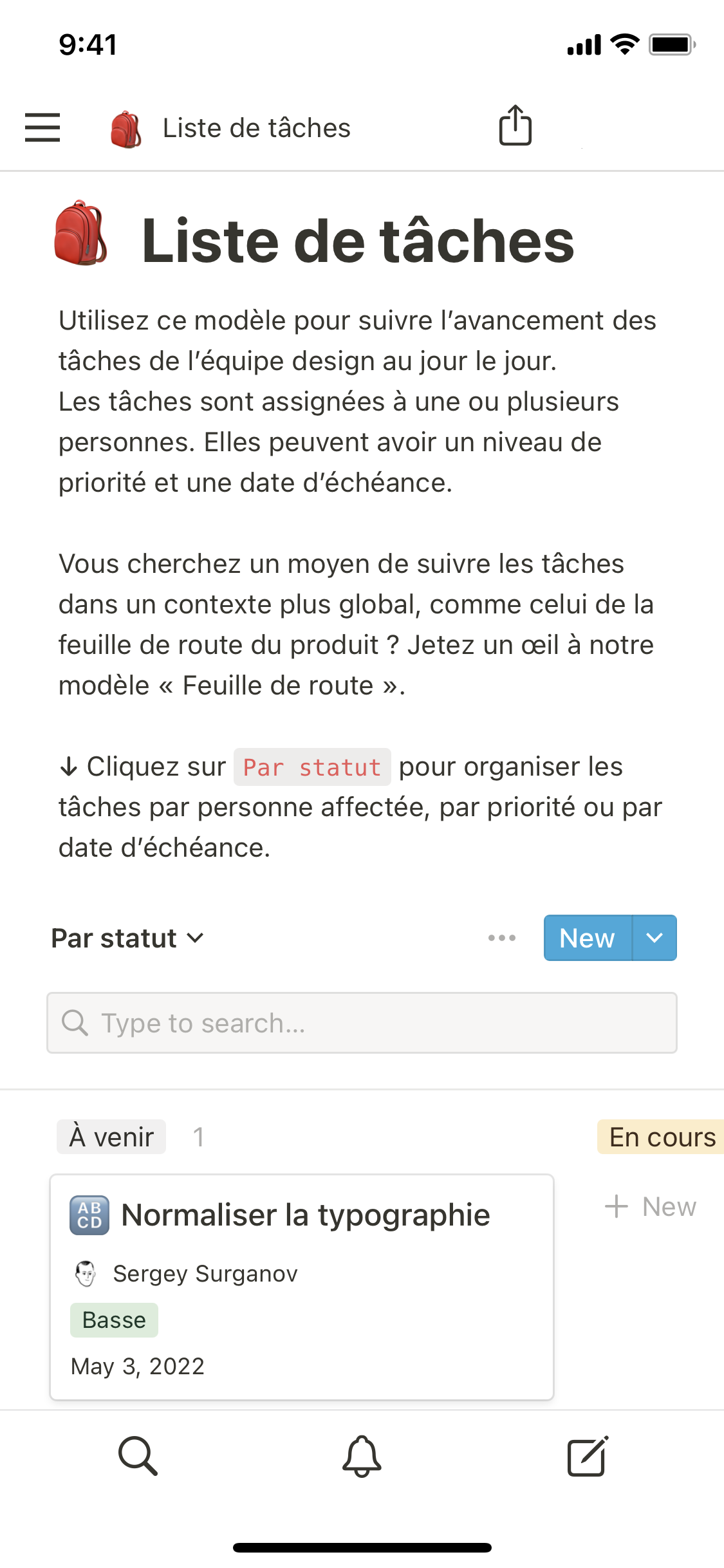 Galerie de modèles Notion – Liste de tâches Galerie de modèles Notion – Liste de tâches