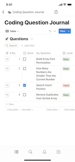 Notion Template Gallery Leetcode Problem Tracker