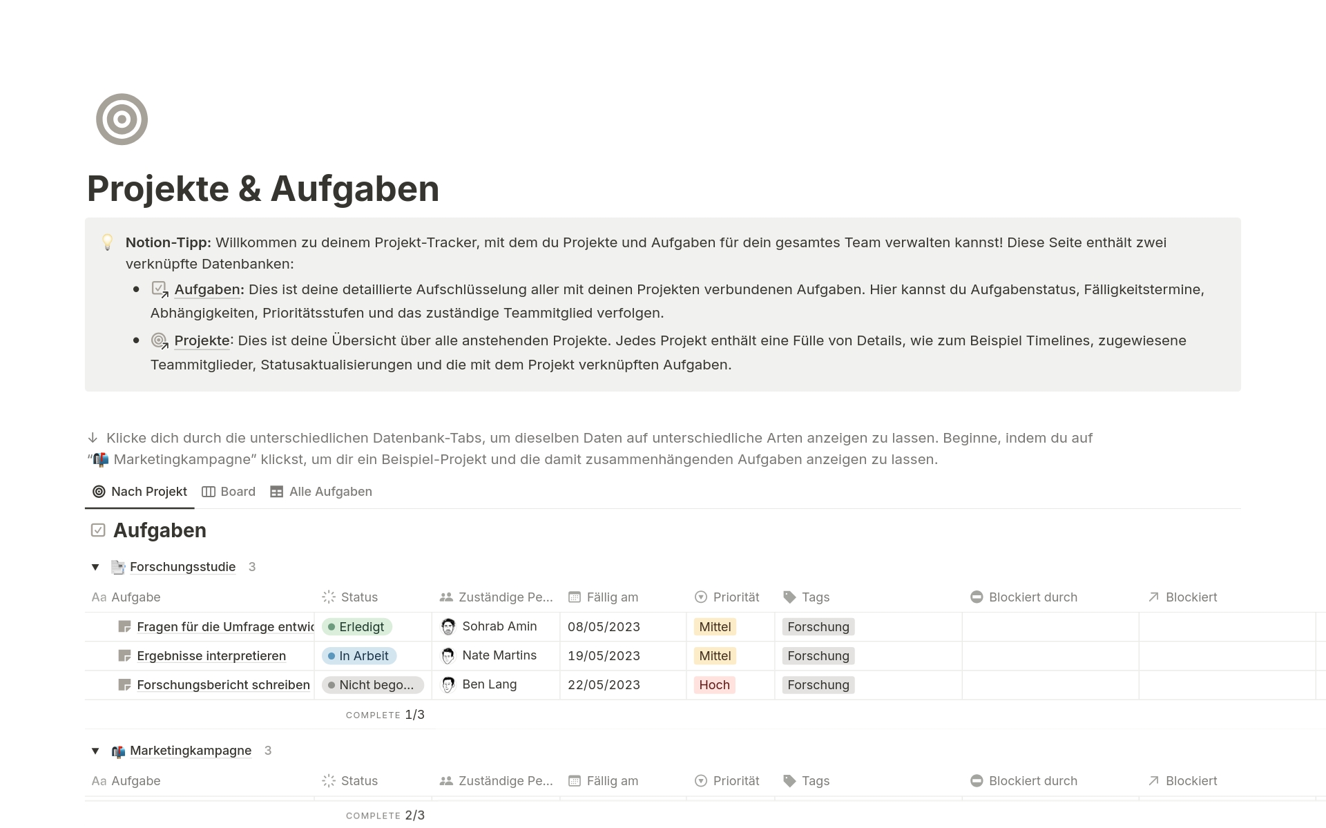 Planning for product development in Notion Vorlage von Notion | Notion ...
