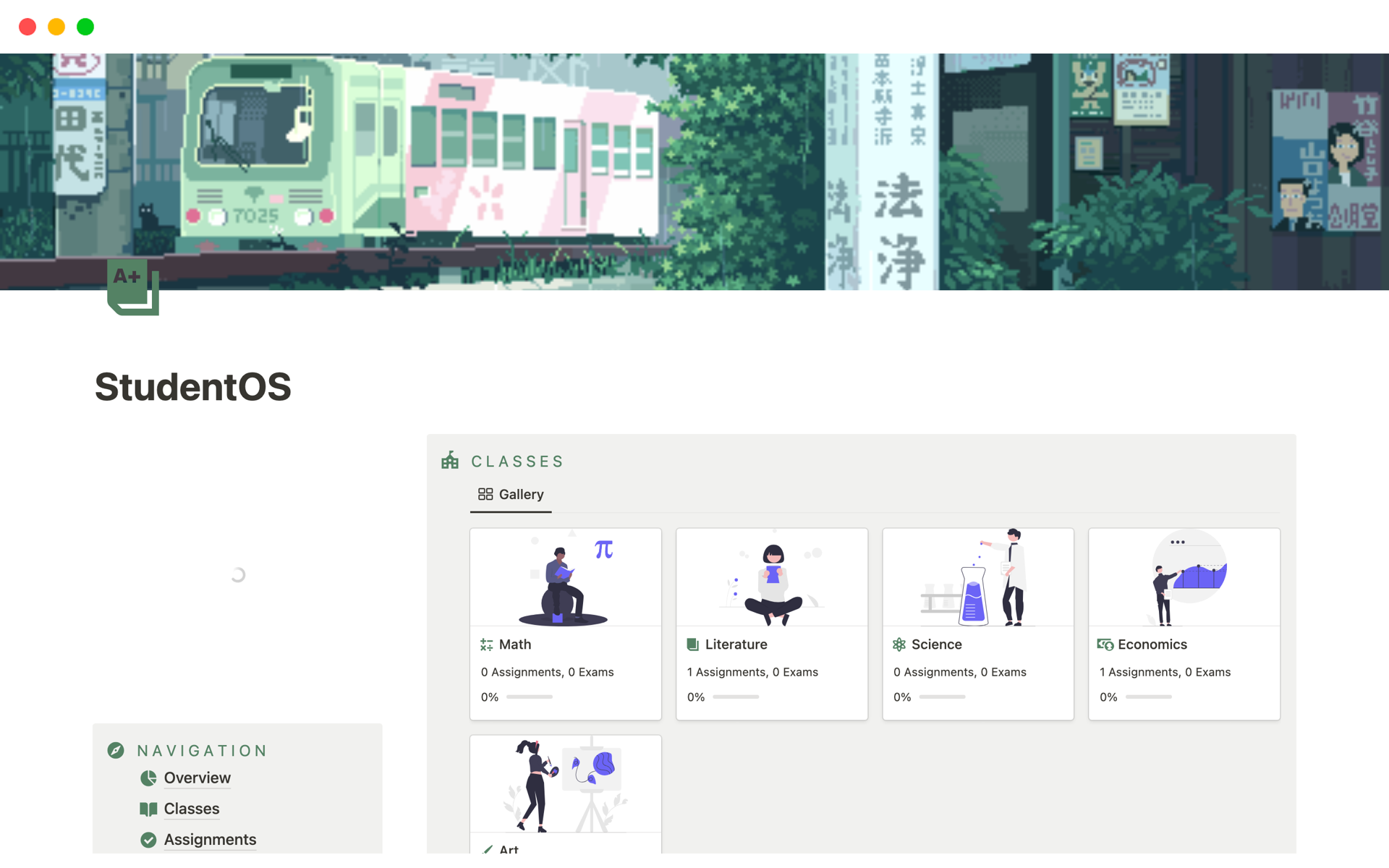 The Ultimate StudentOS | Notion Template