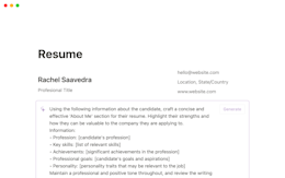 Coolest Resume Cv Notion Template Notion Everything Vrogue co