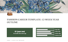 12 Week Year Notion Template
