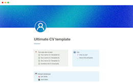 The Ultimate CV Template Free Notion Template
