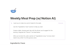 Best AI Templates From Notion