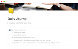 Daily Journal Notion Template