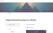 Digital Marketing Agency OS Notion Template