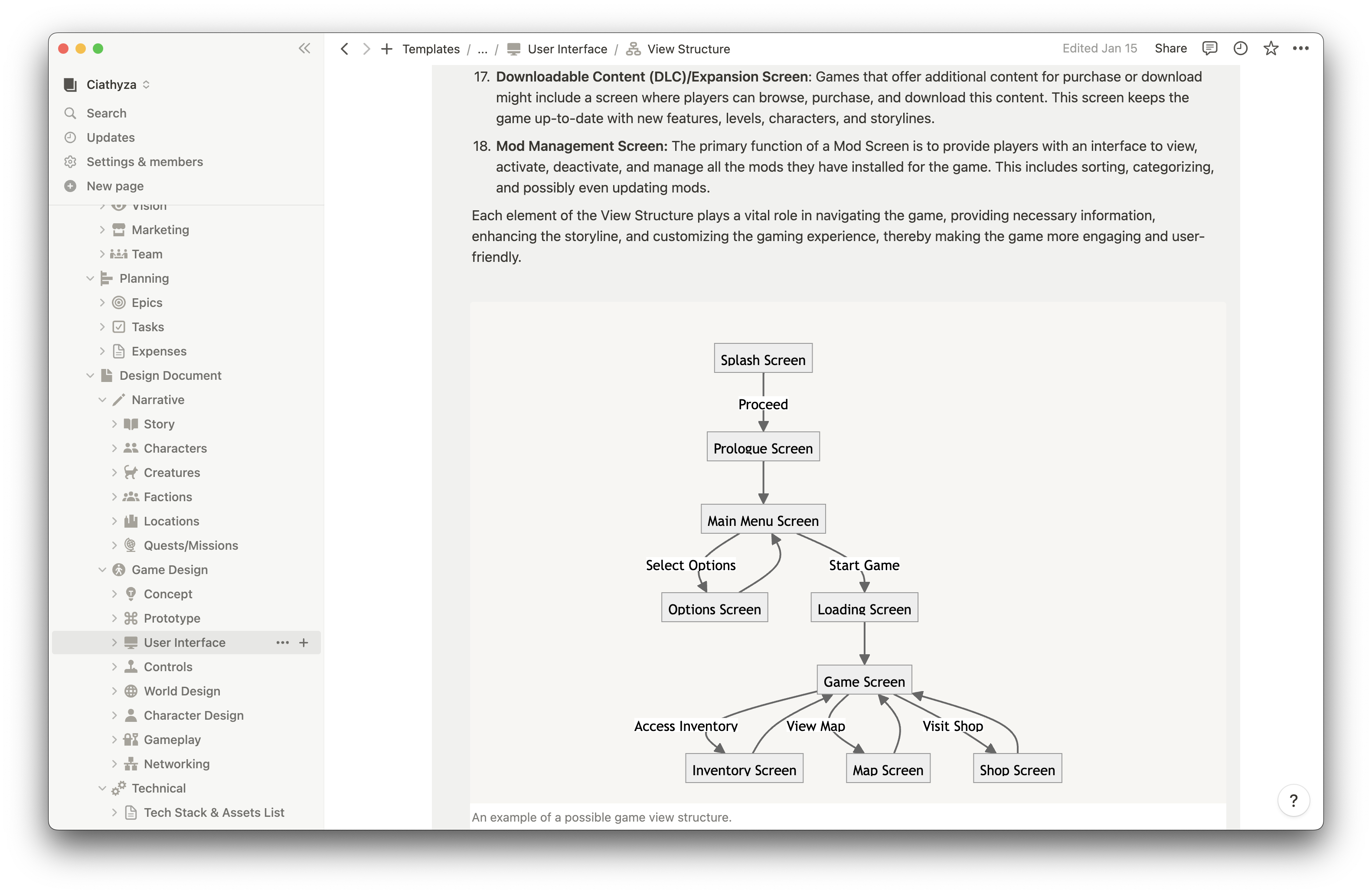 Gdd Game Development Plan Template Notion Marketplace 