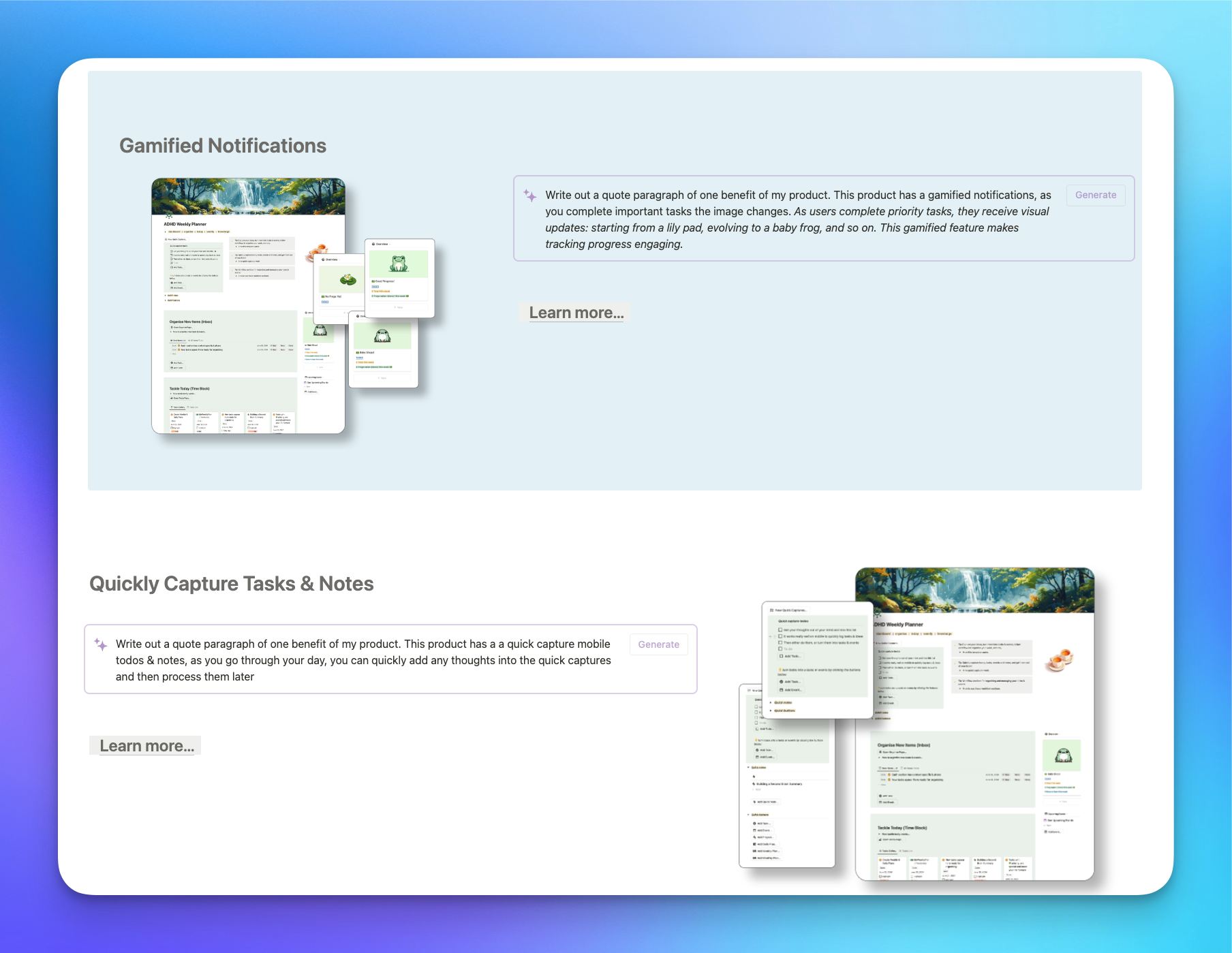 Landing Page Website Template | Notion Marketplace