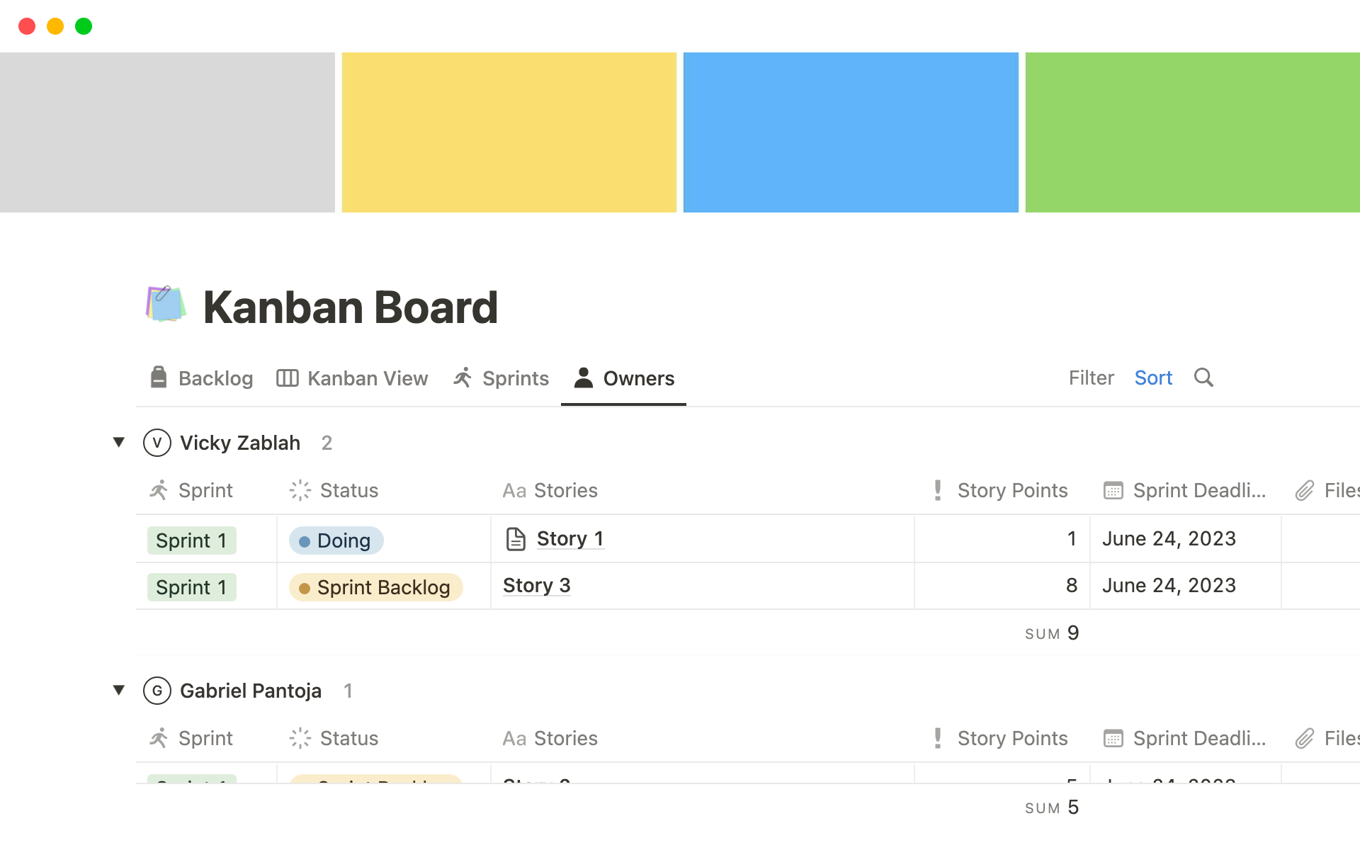 Kanban Template Notion Marketplace
