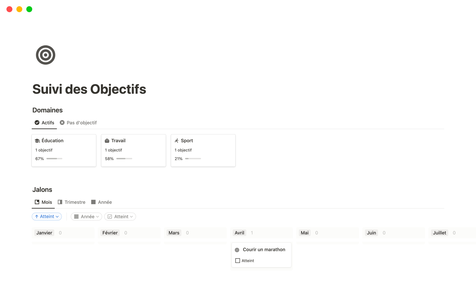Modèle De Gestion D’Objectifs – Exemple D’Objectif De Travail – ITVQ