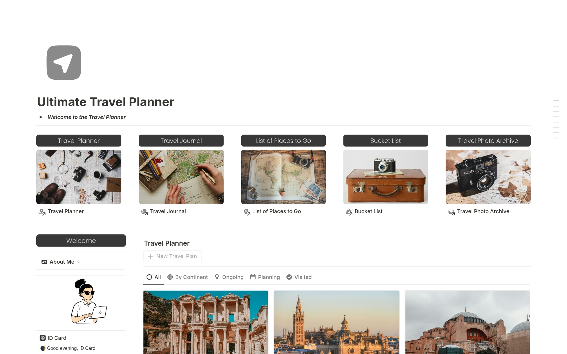 Travel Planner Template | Notion Marketplace