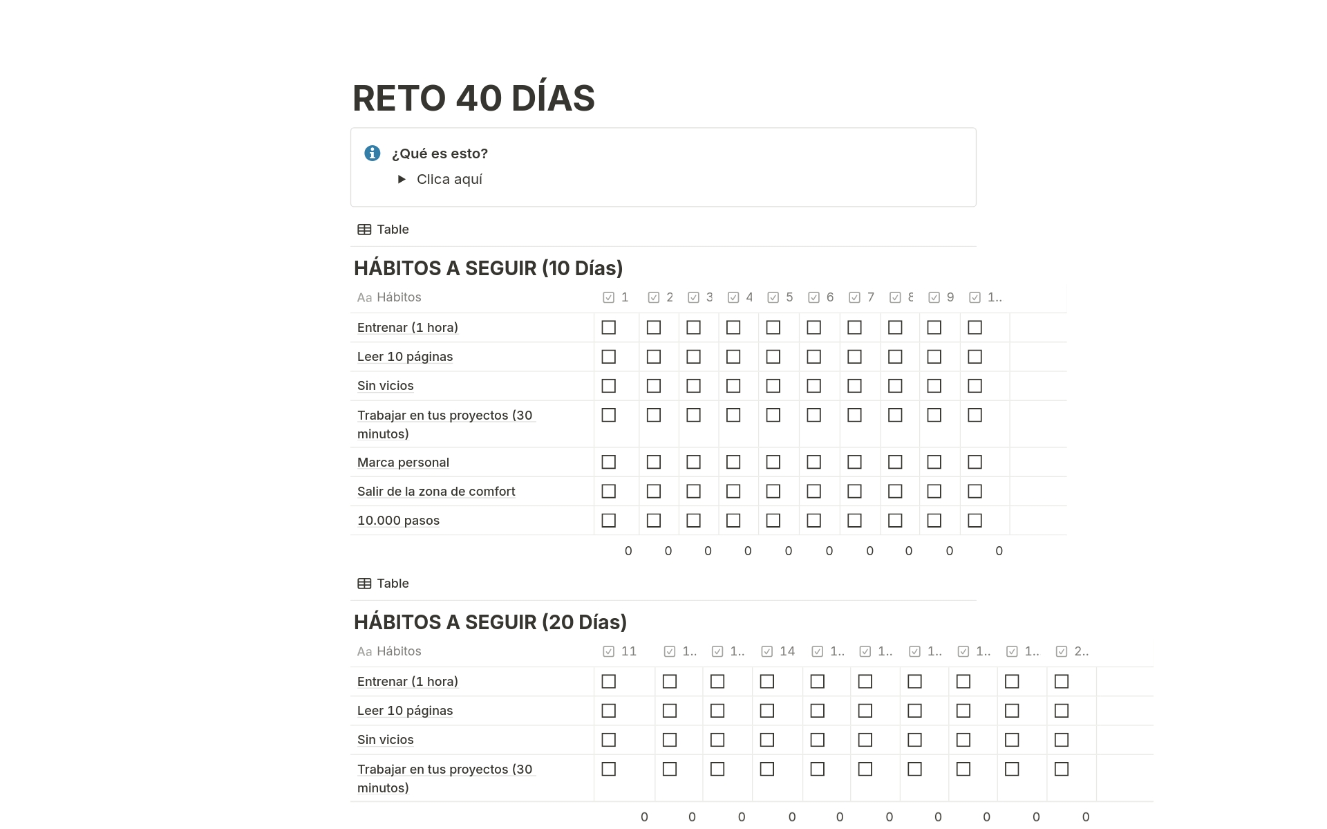 Plantillas gratuitas de Notion: Seguimiento de hábitos | Notion Marketplace