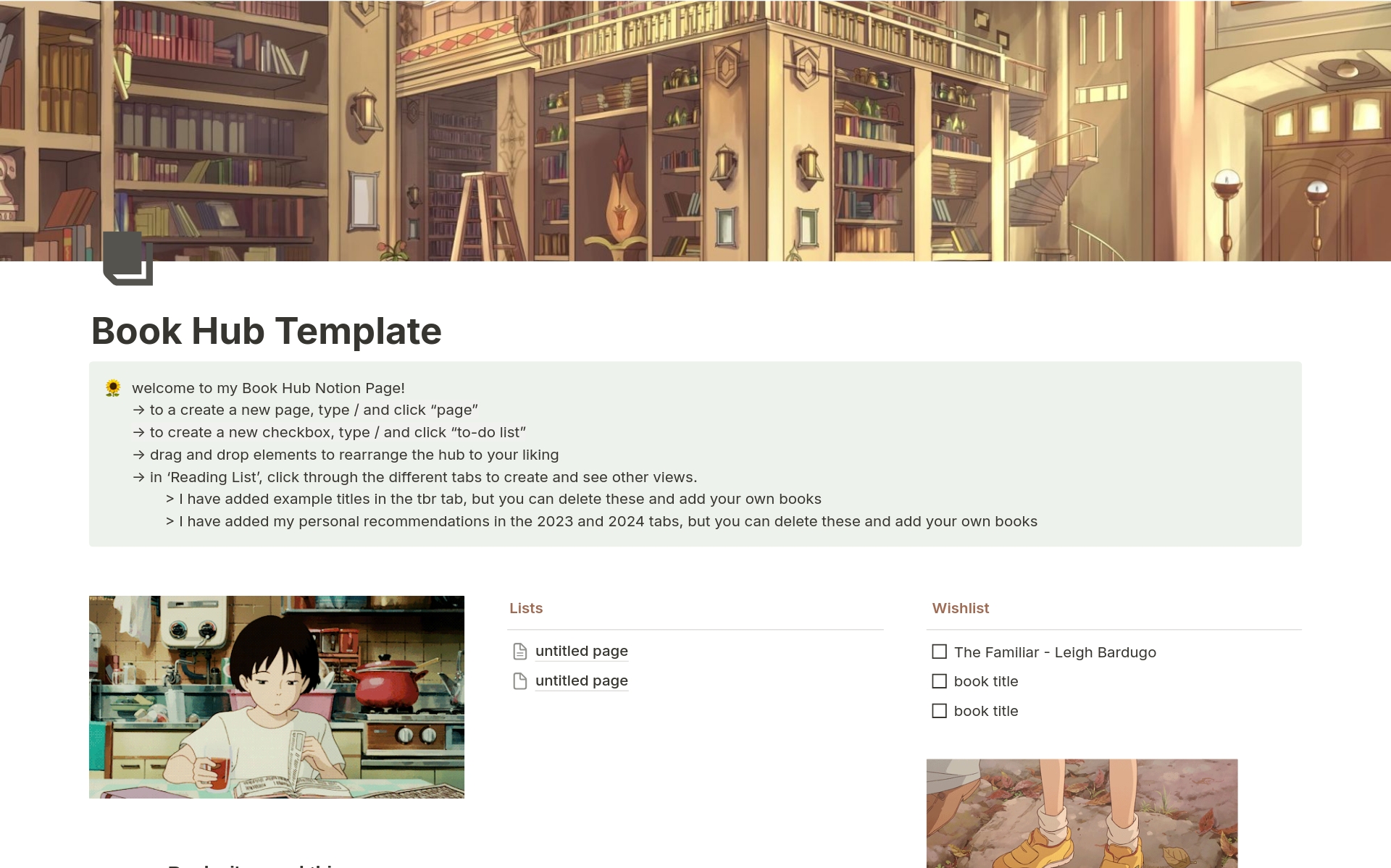 Book Hub Template by The Book Leo | Notion Marketplace