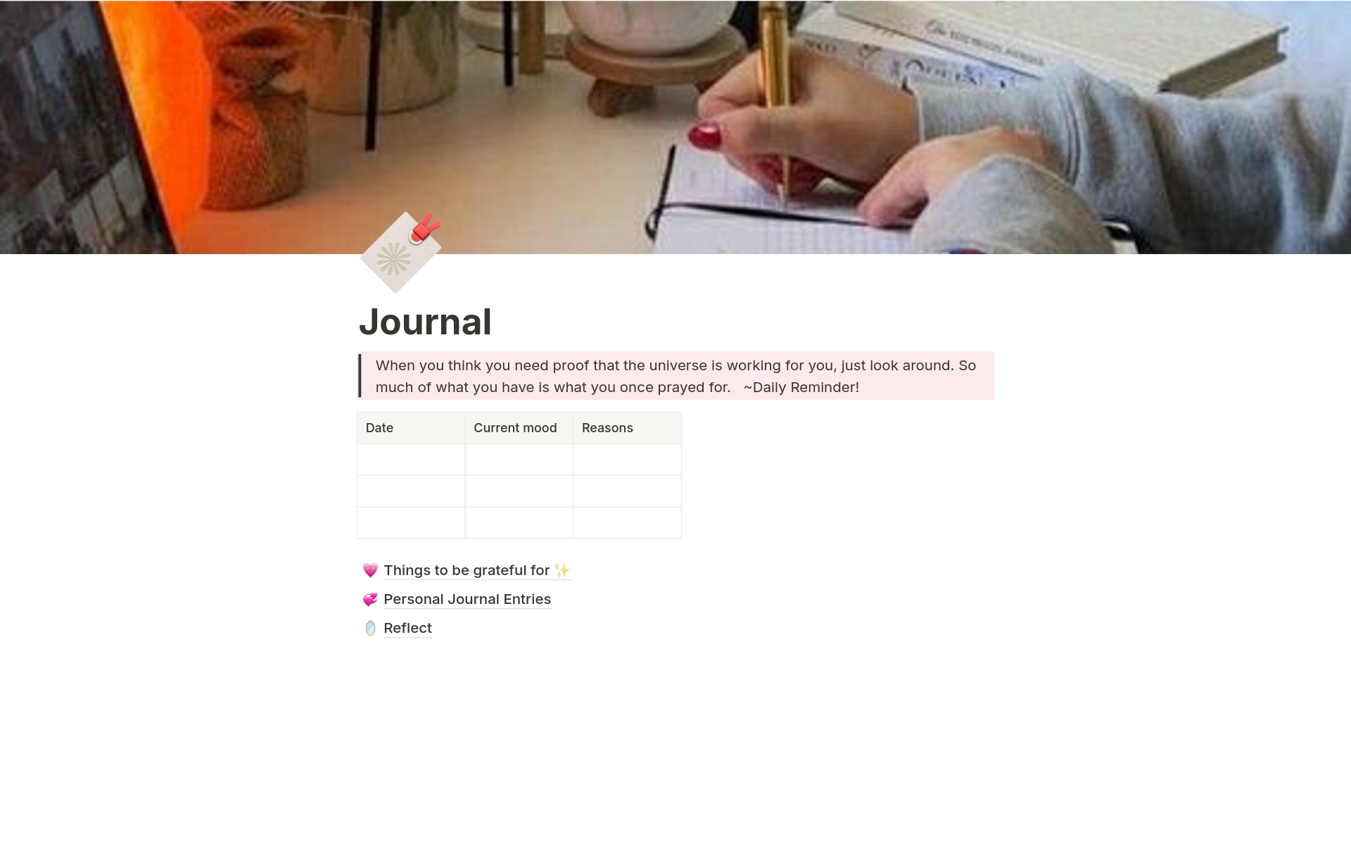 journal Template | Notion Marketplace