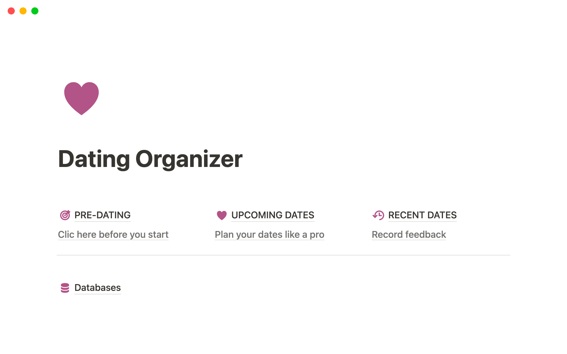 LoveMatch Tracker Template by TogepiLinhVuu | Notion Marketplace