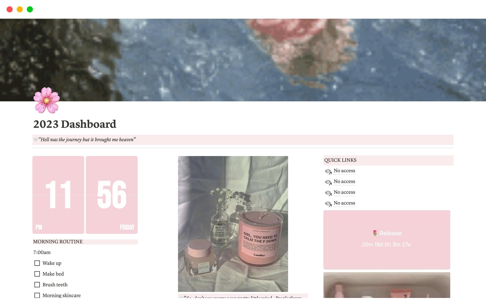 grace's hub by graceanne deladem | Notion Template