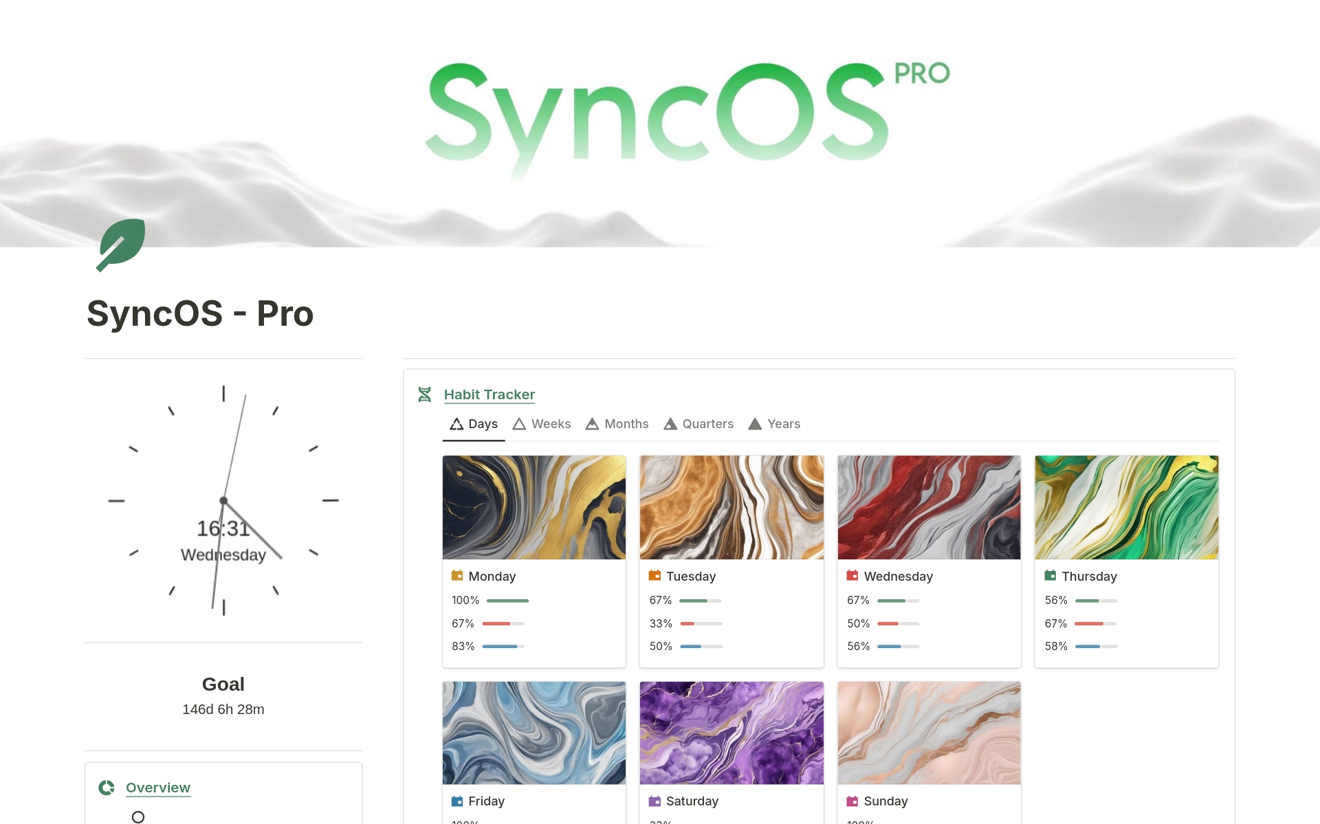 SyncOS Template by Ale | Notion Marketplace