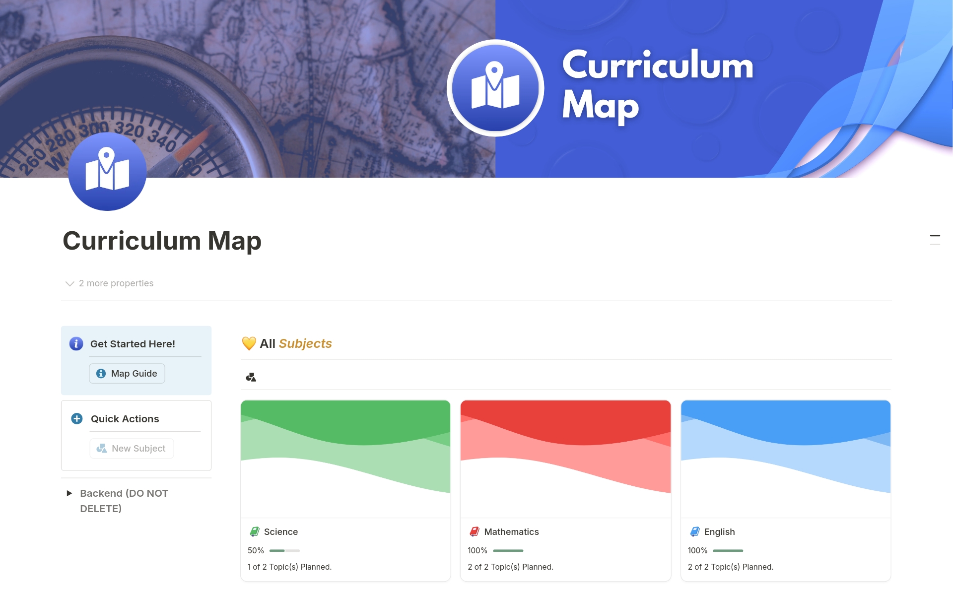 Curriculum Map for Teachers Template by Milo | Notion4Teachers | Notion ...
