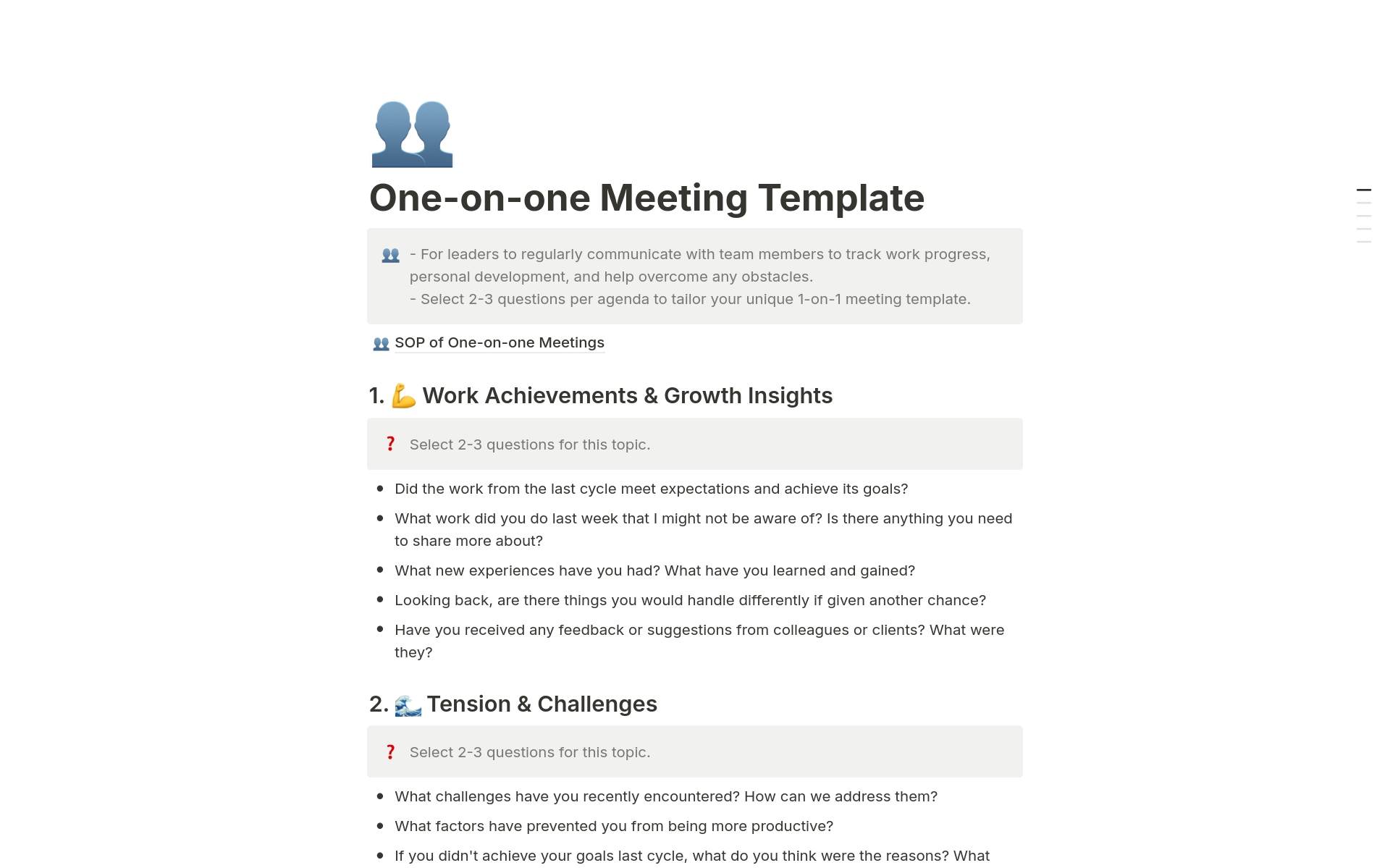 One On One Meeting Template Excel Prntbl concejomunicipaldechinu gov co