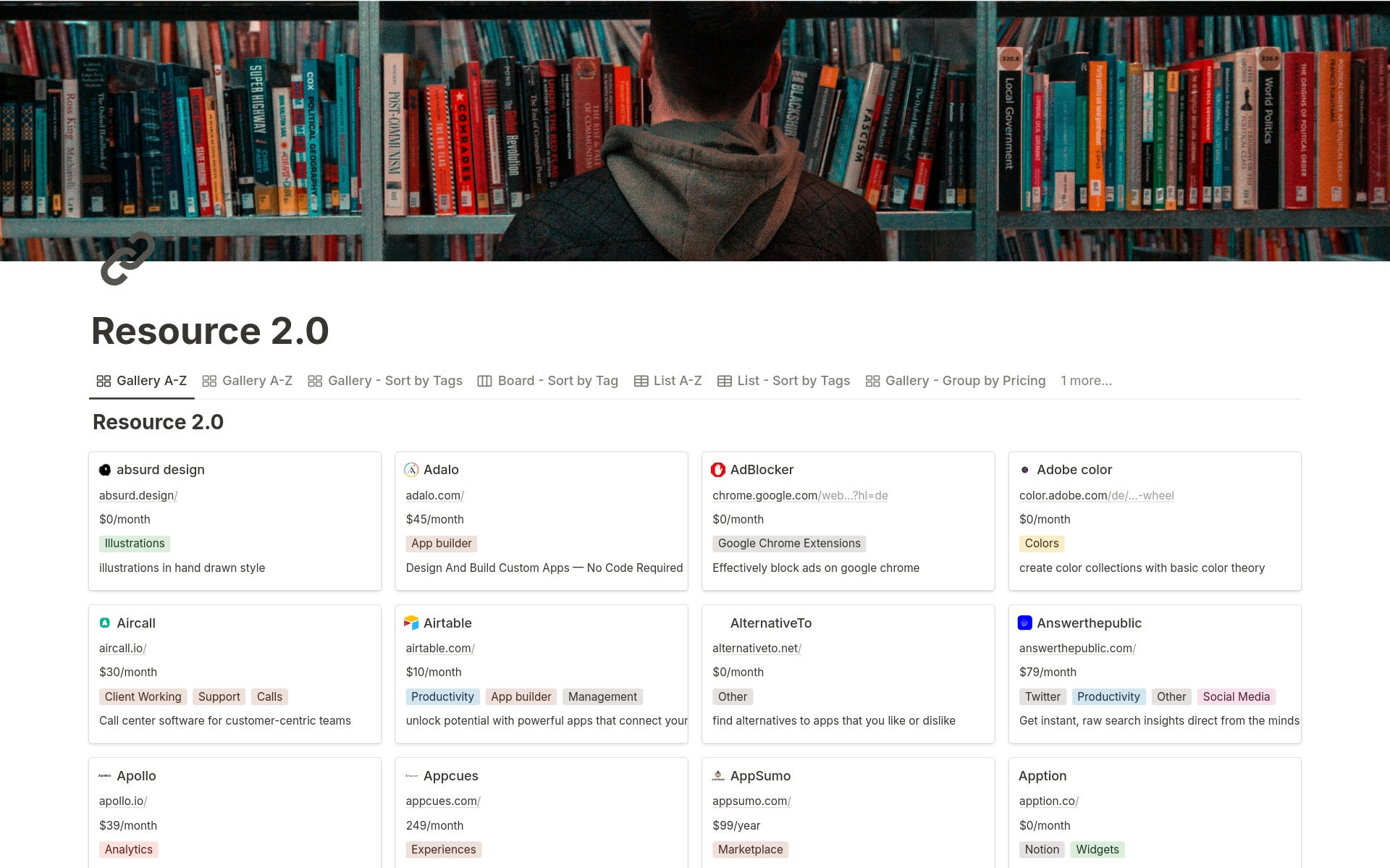 Resource 2.0 Template | Notion Marketplace