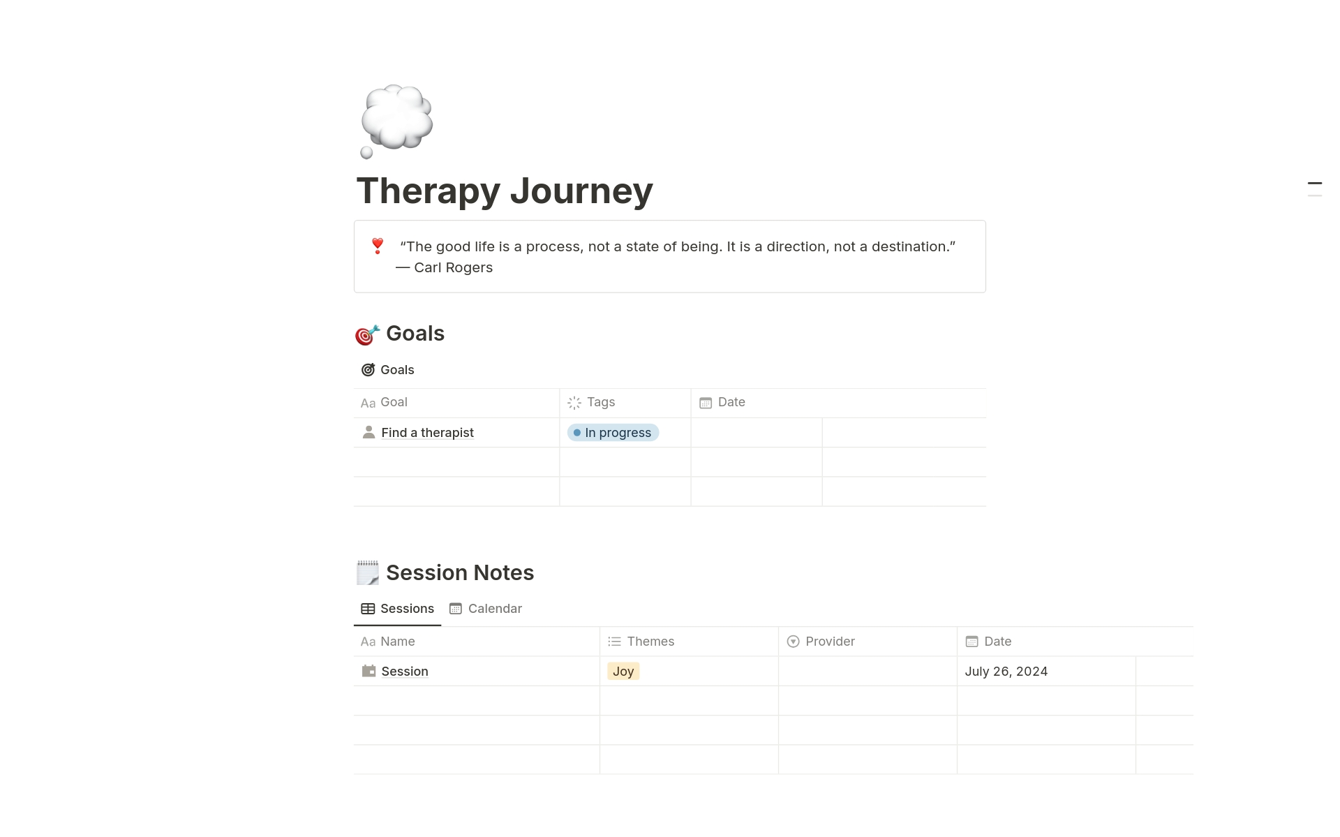 Health and Therapy Tracker [ADHD] by Braelyn | Systems For ADHD | Notion Template