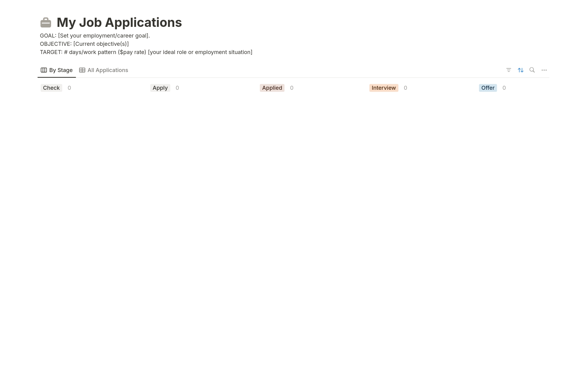 The Ultimate Job Applications Tracker by Ali Khan | Notion Template