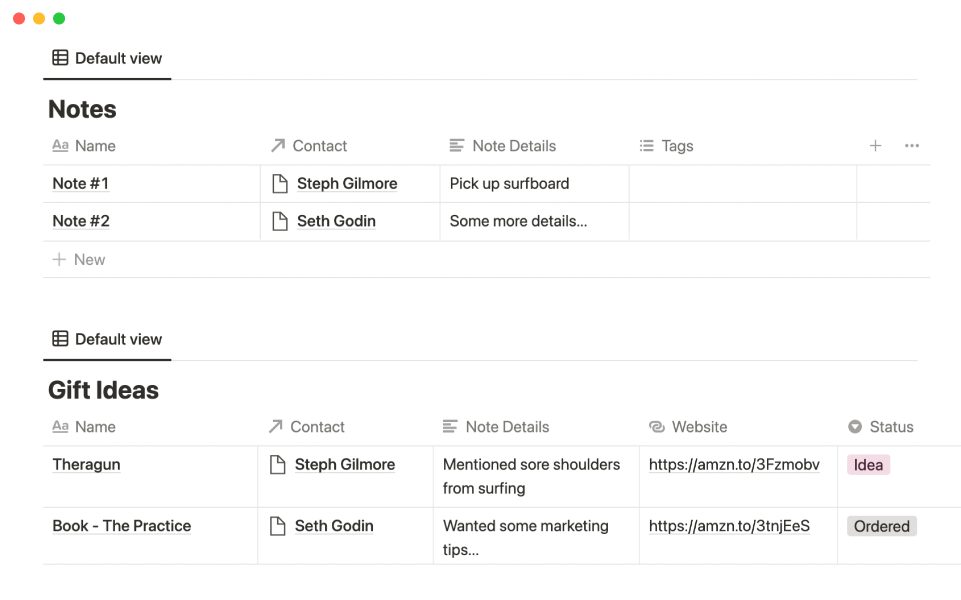 Personal CRM by Template Road | Notion Template