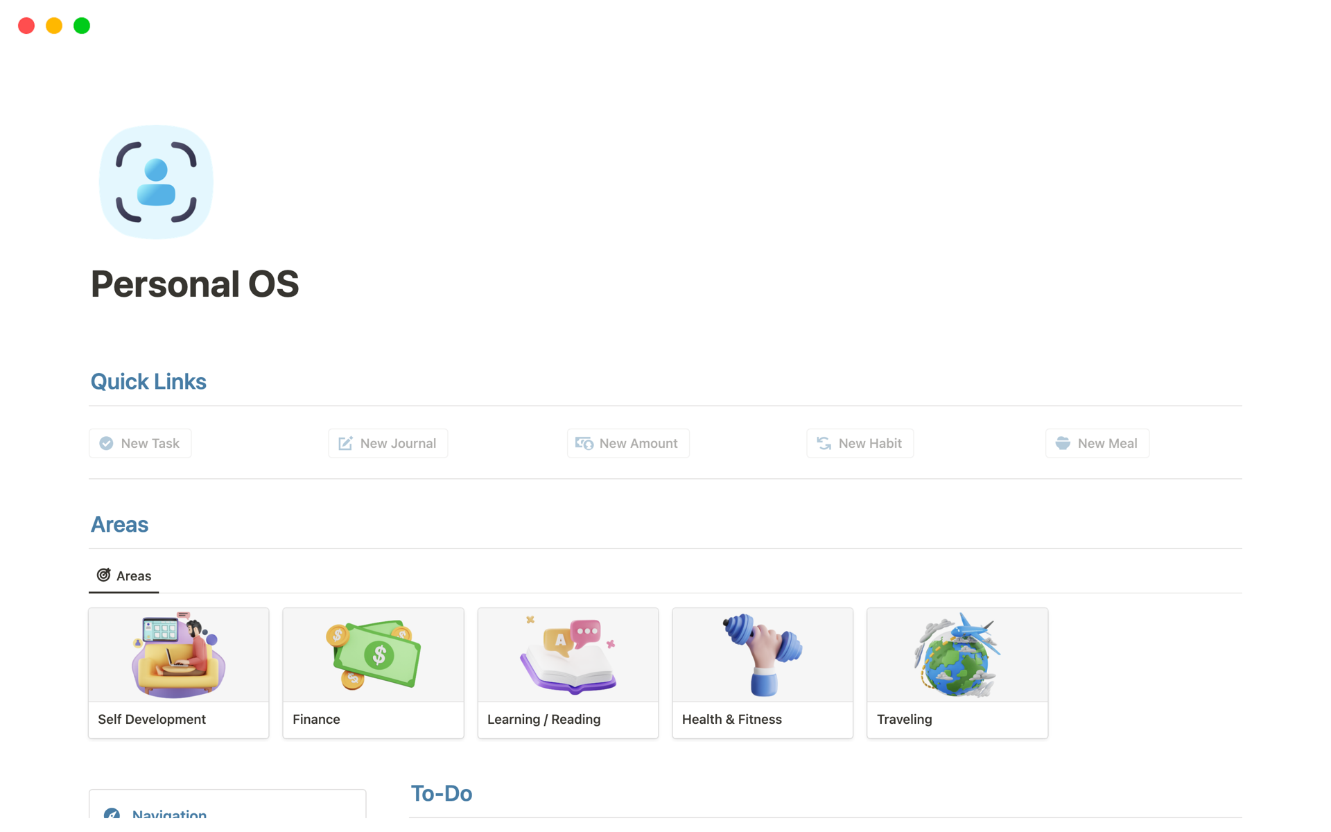 Personal OS Template by heyismail | Notion Marketplace