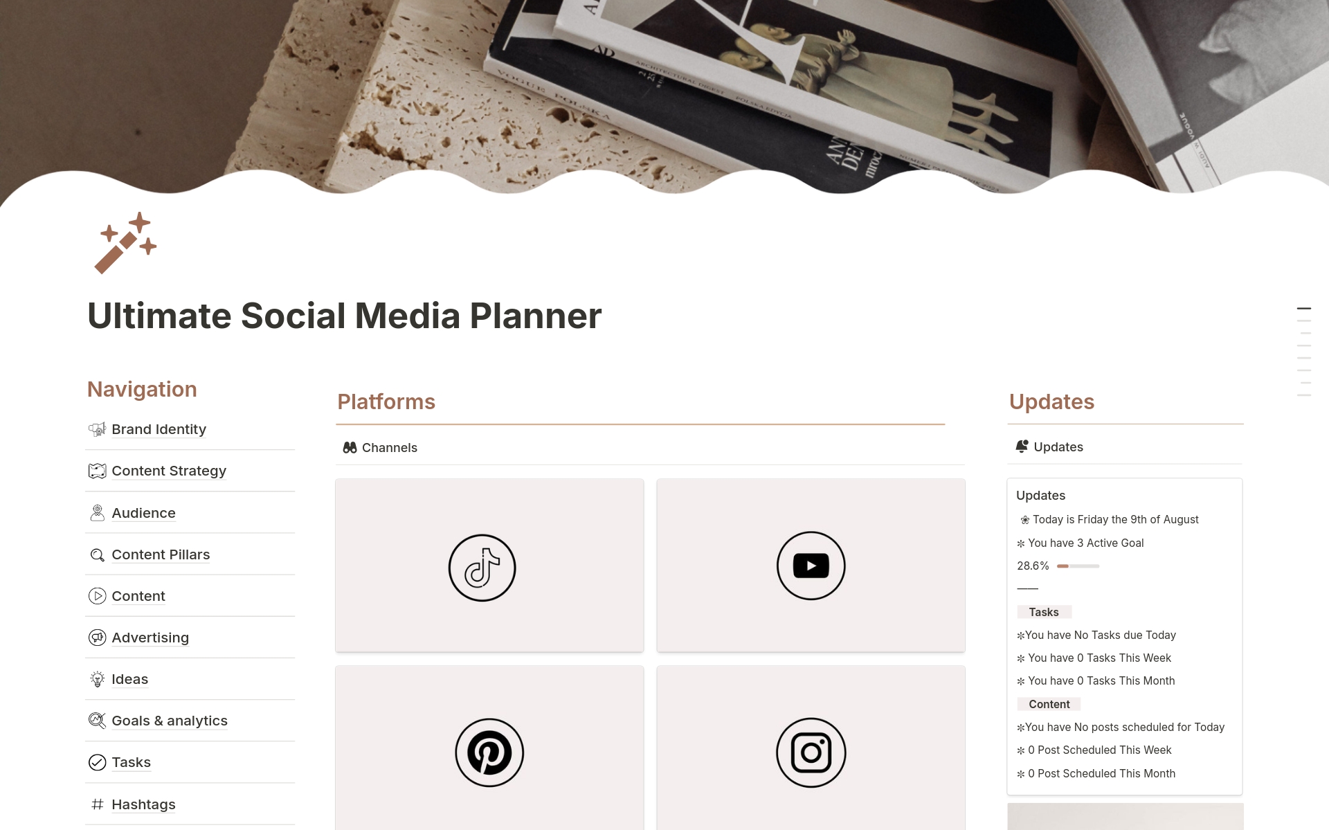 Content Planner | Notion Template