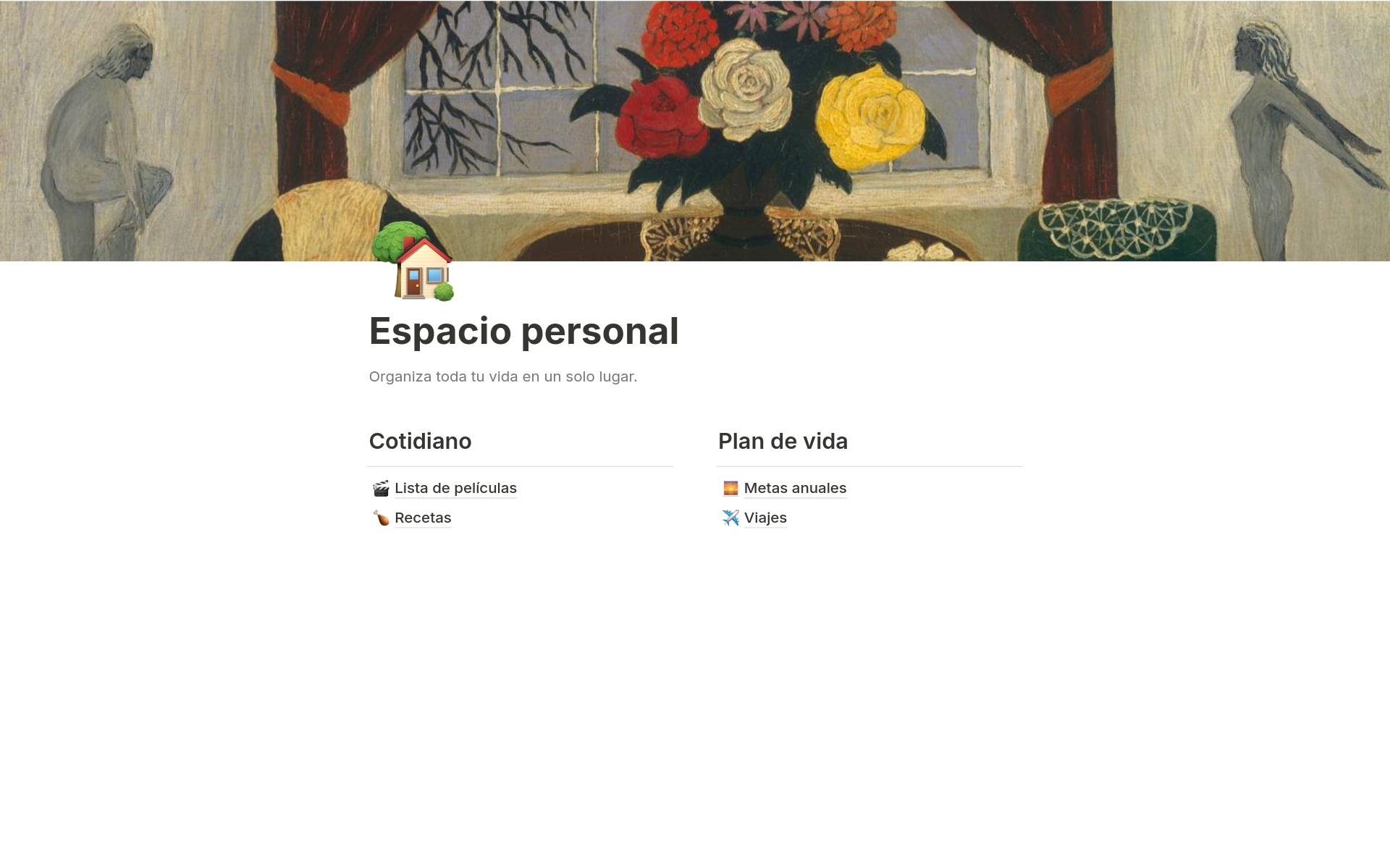 Plantilla Espacio personal 2024 | Notion Marketplace