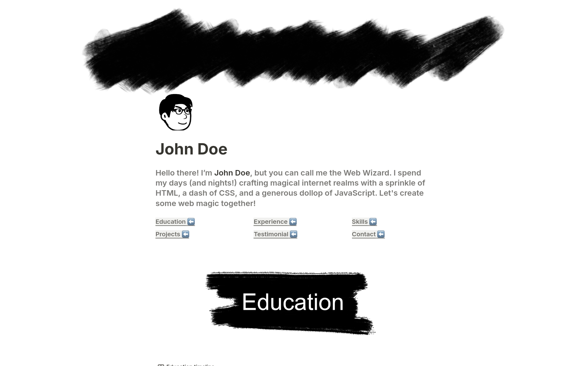 Developer Portfolio Template | Notion Marketplace