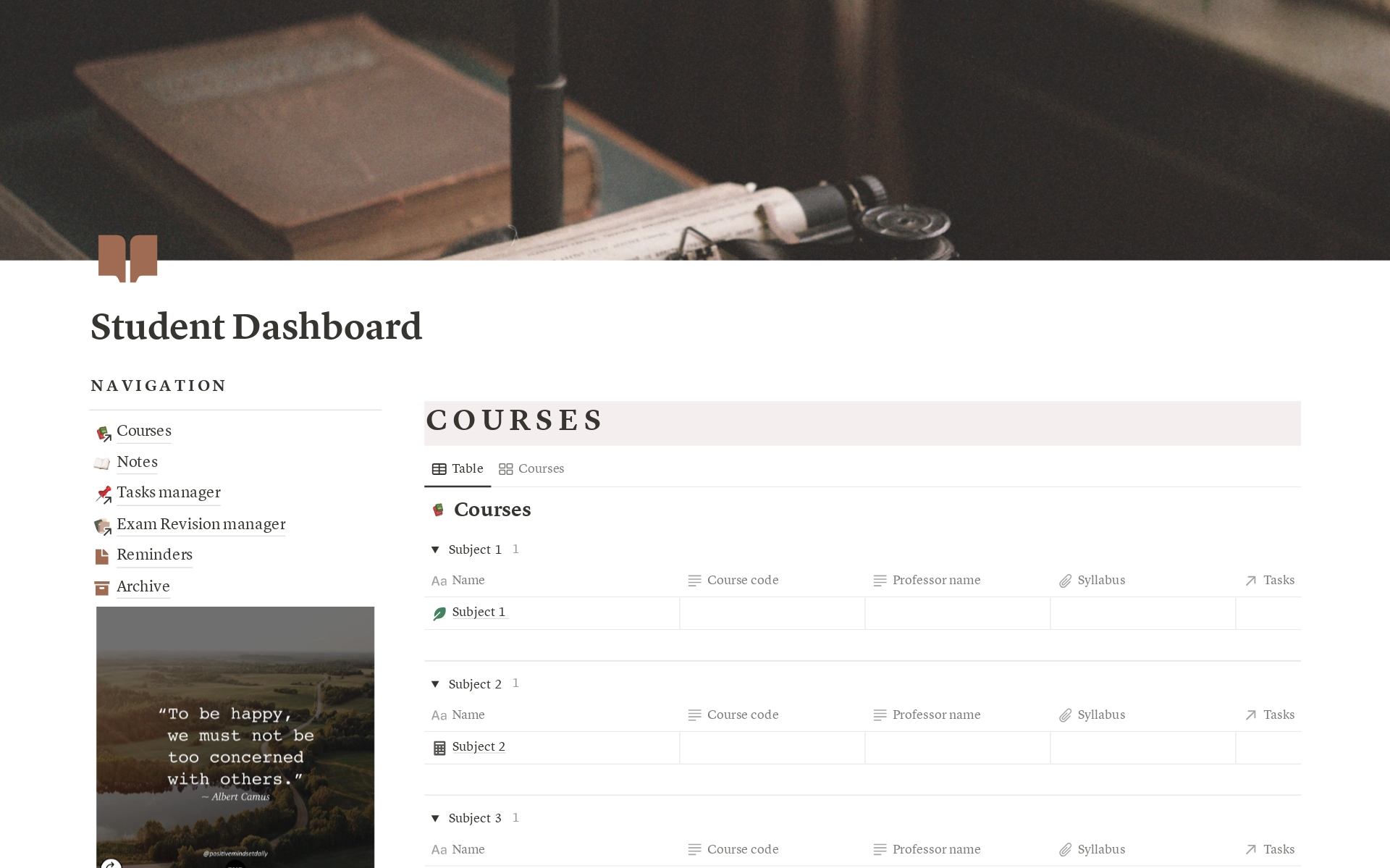 Ultimate Student Dashboard Template | Notion Marketplace