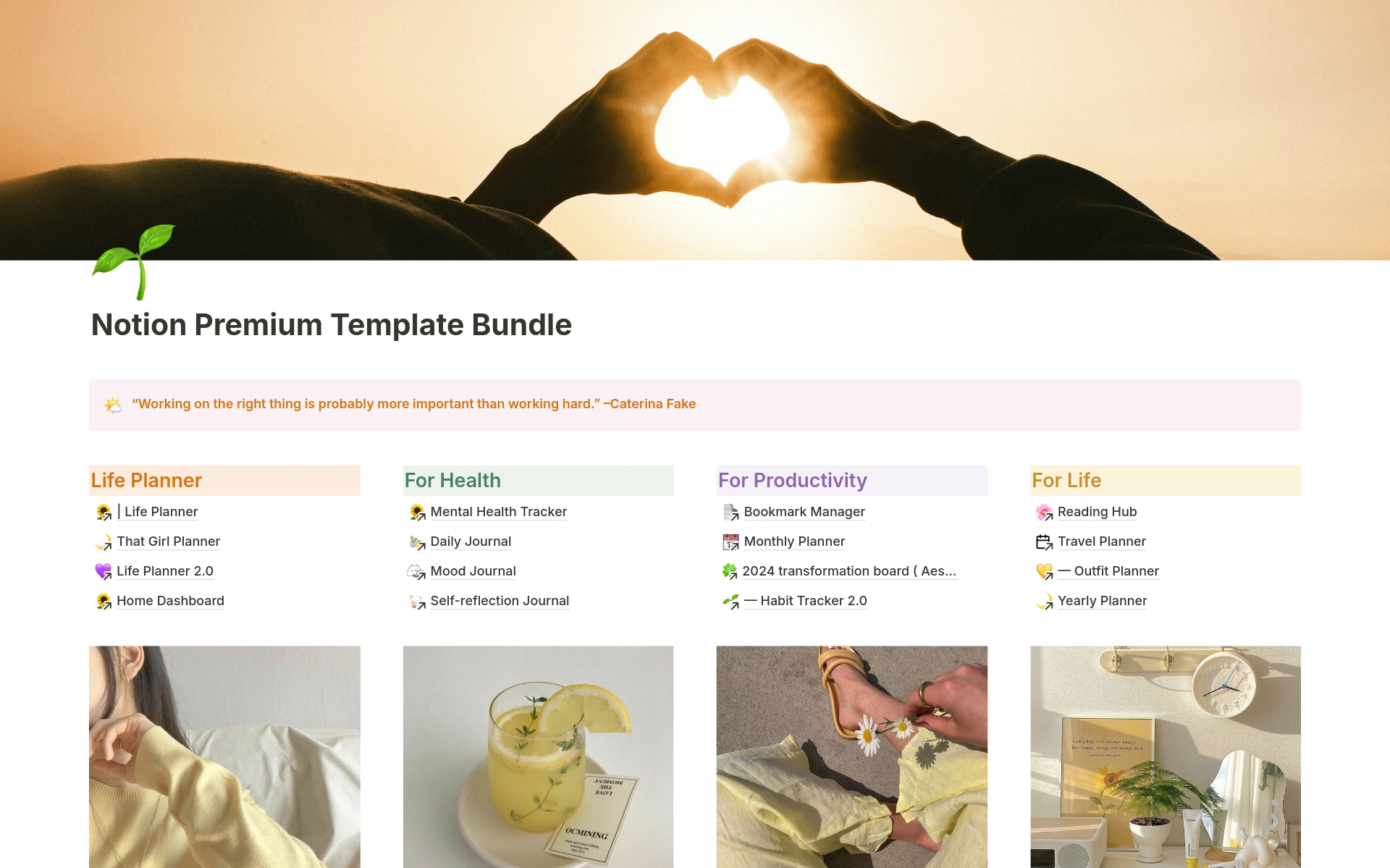 Complete Bundle by Poonam Sharma | Notion Template