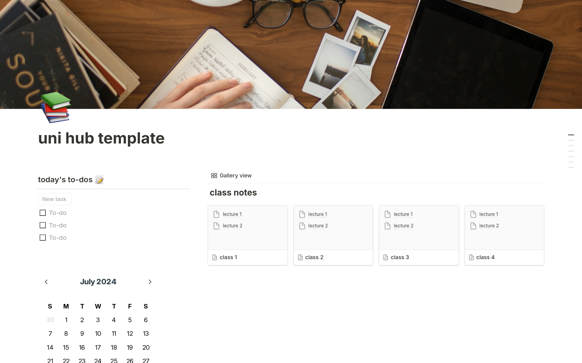 Uni-Verse: The Student Template Template by Creamo | Notion Marketplace