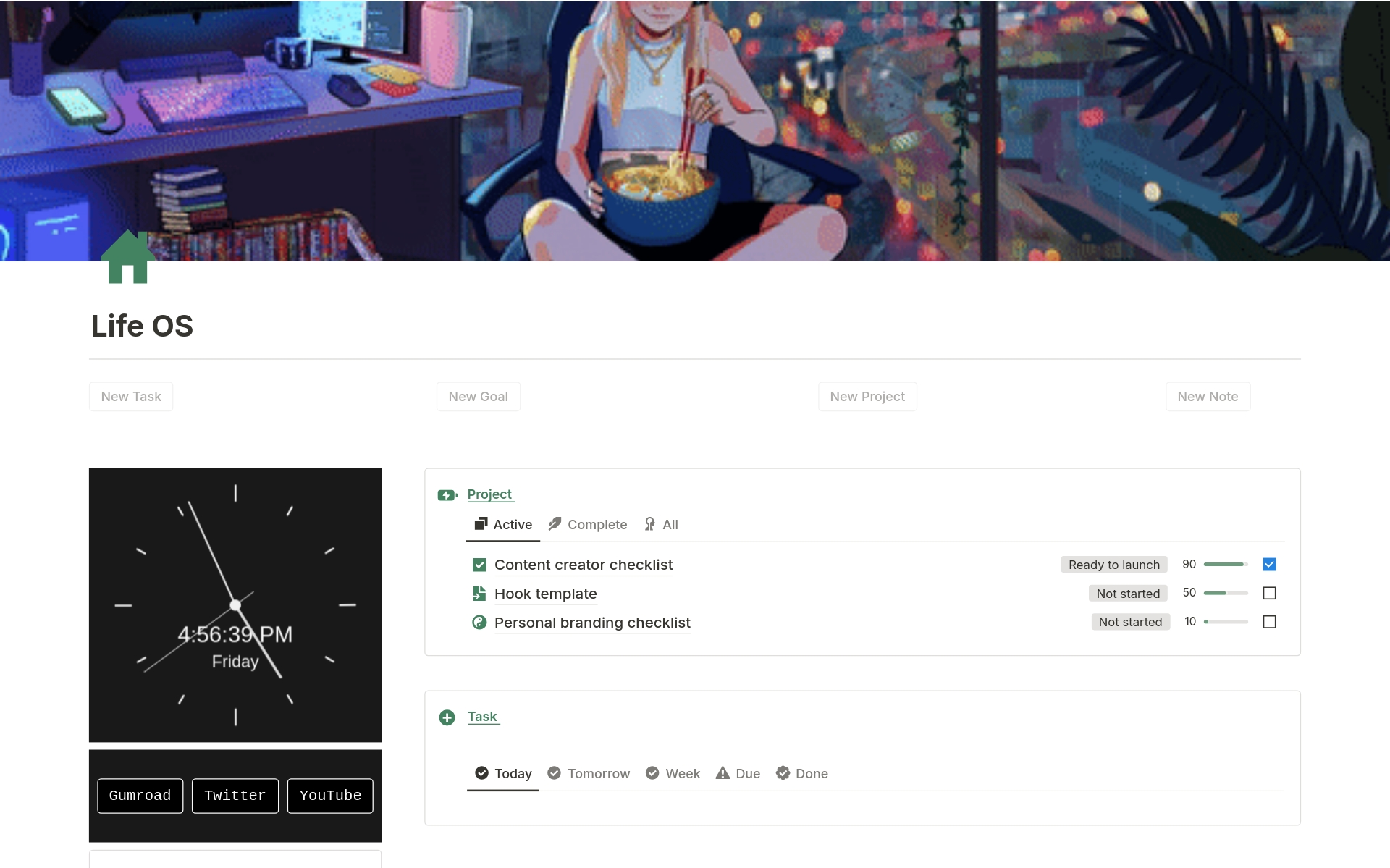 Smart Future OS Template | Notion Marketplace