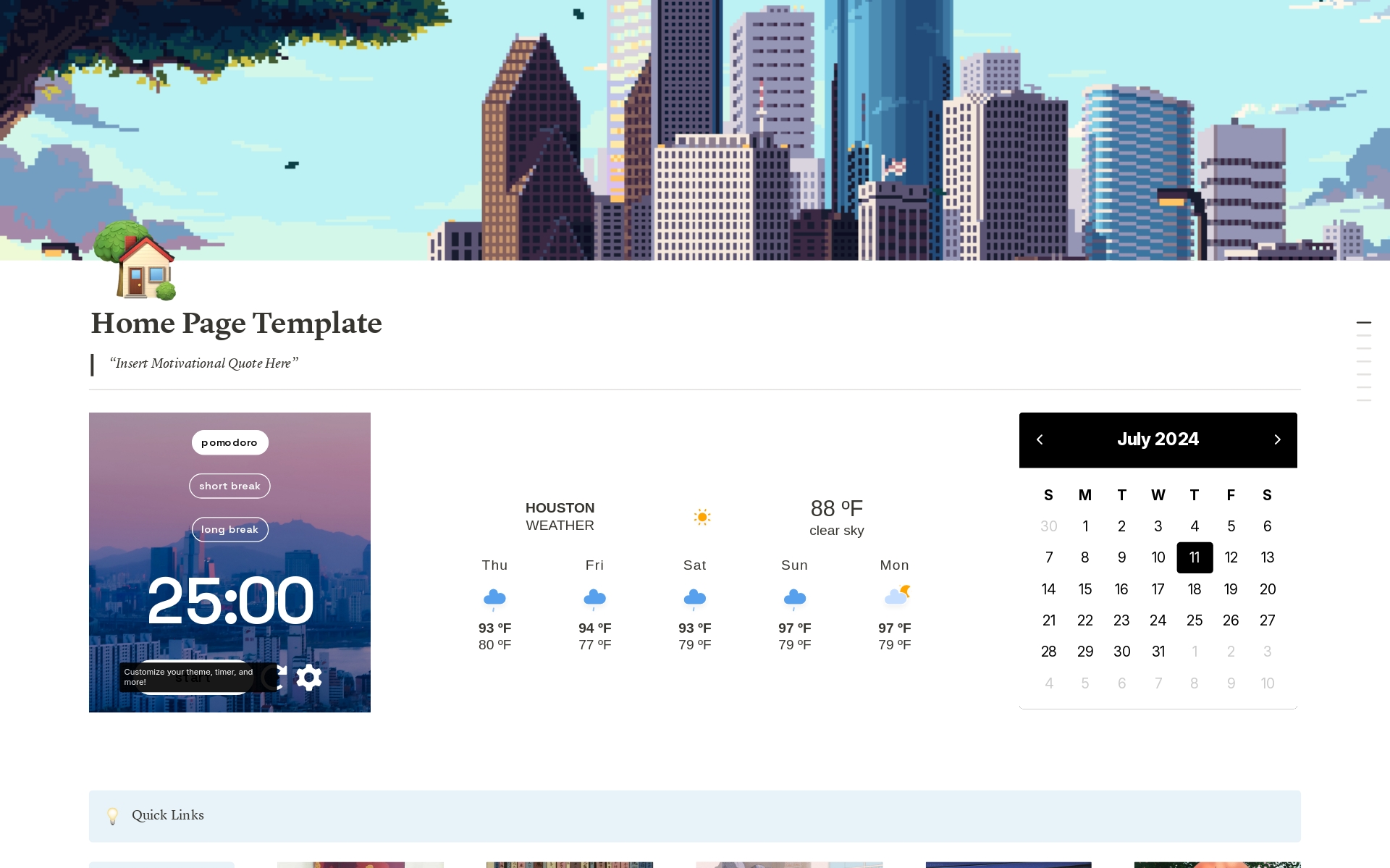Home Page Template by aniefi.ok | Notion Marketplace