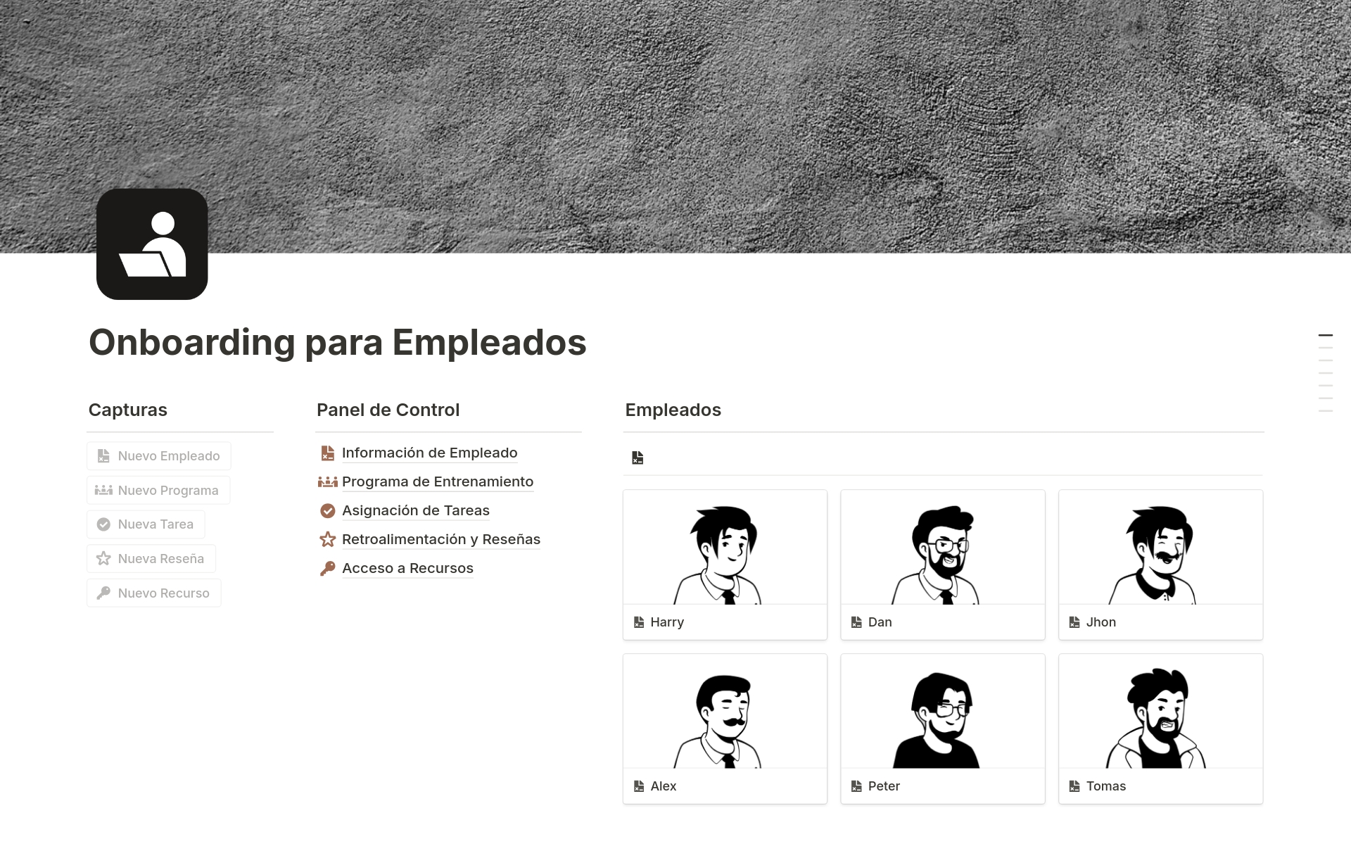 Onboarding para Empleados creada por Titan | Plantilla de Notion Onboarding para Empleados creada por Titan | Plantilla de Notion