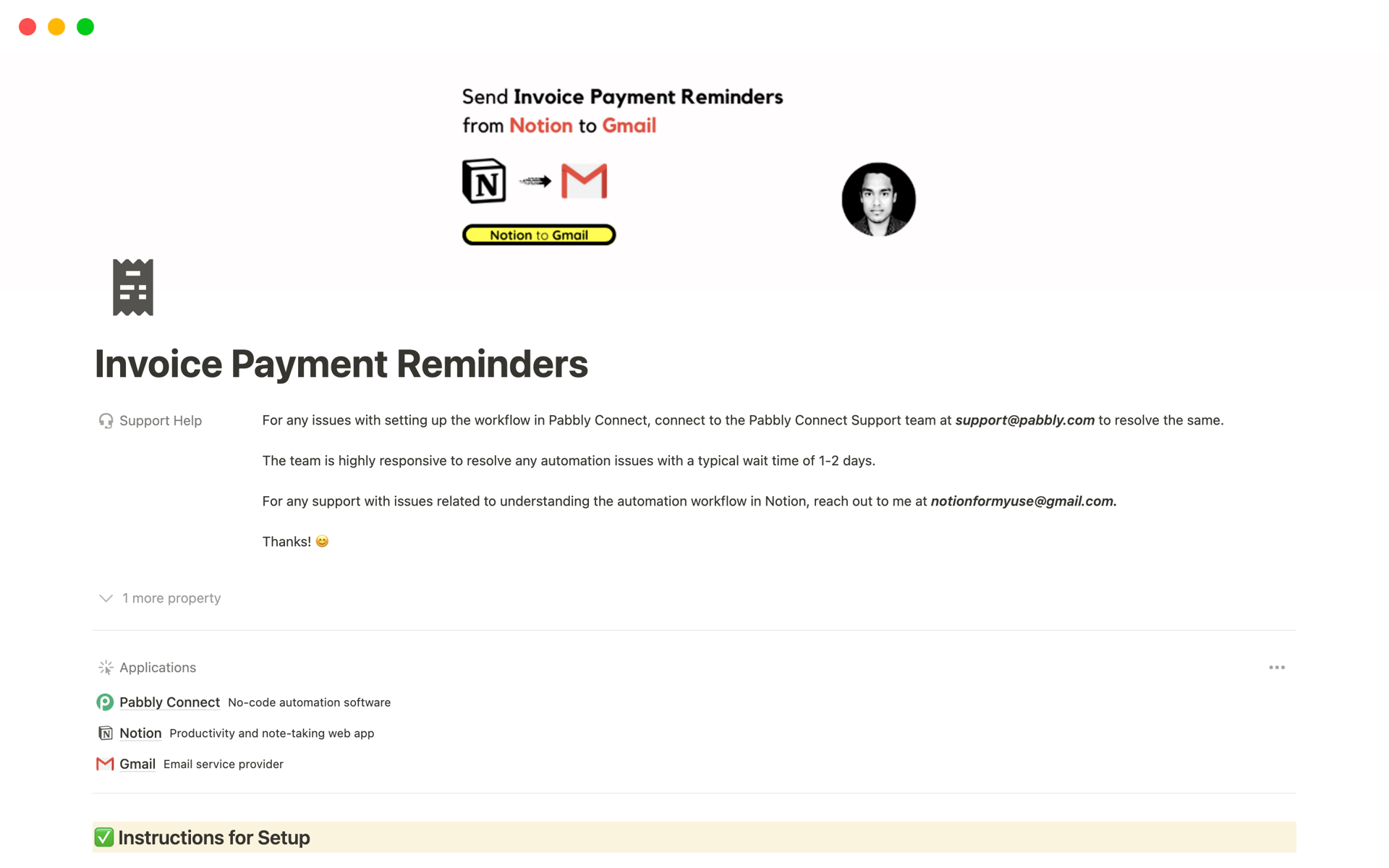Invoice Payment Reminders Template | Notion Marketplace Invoice Payment Reminders Template | Notion Marketplace