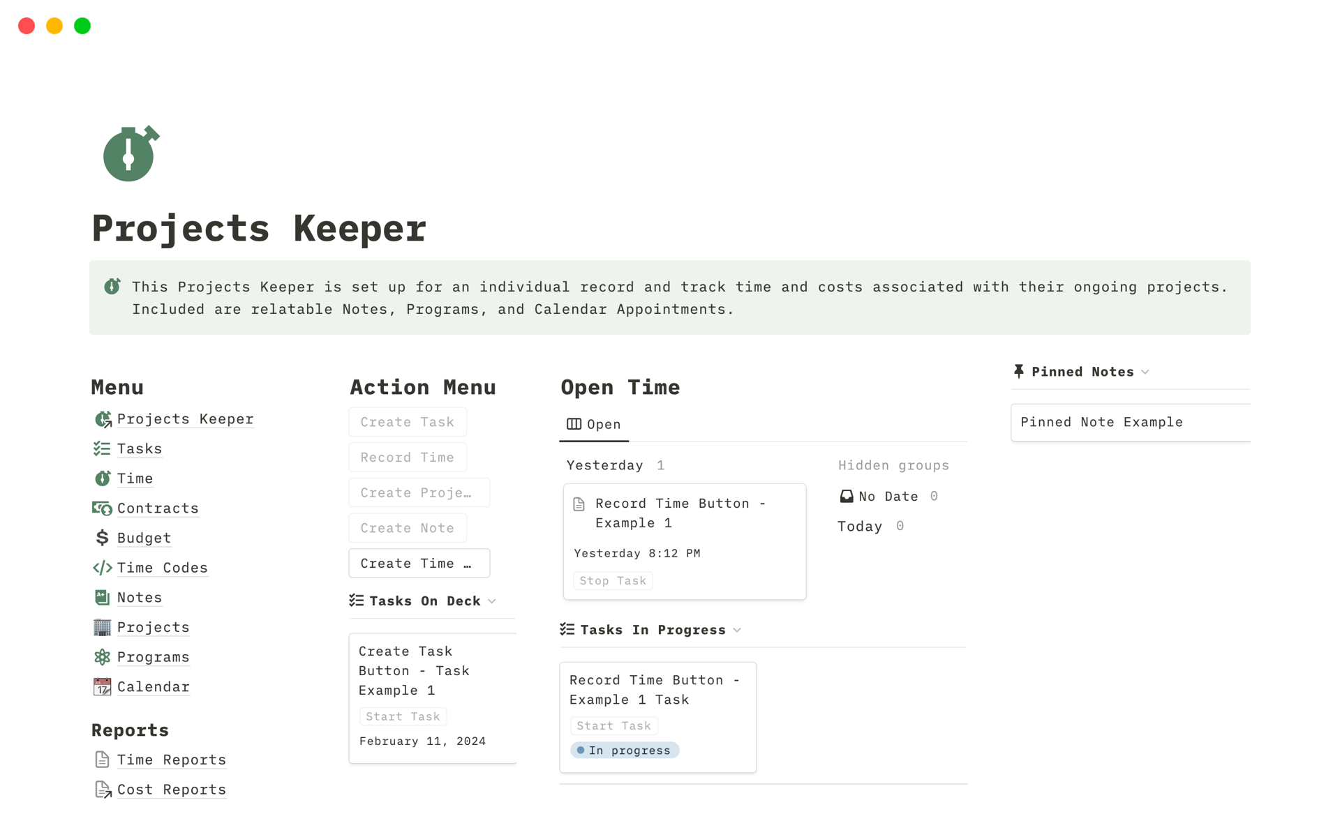 Projects Keeper by 2xMetiri | Notion Template