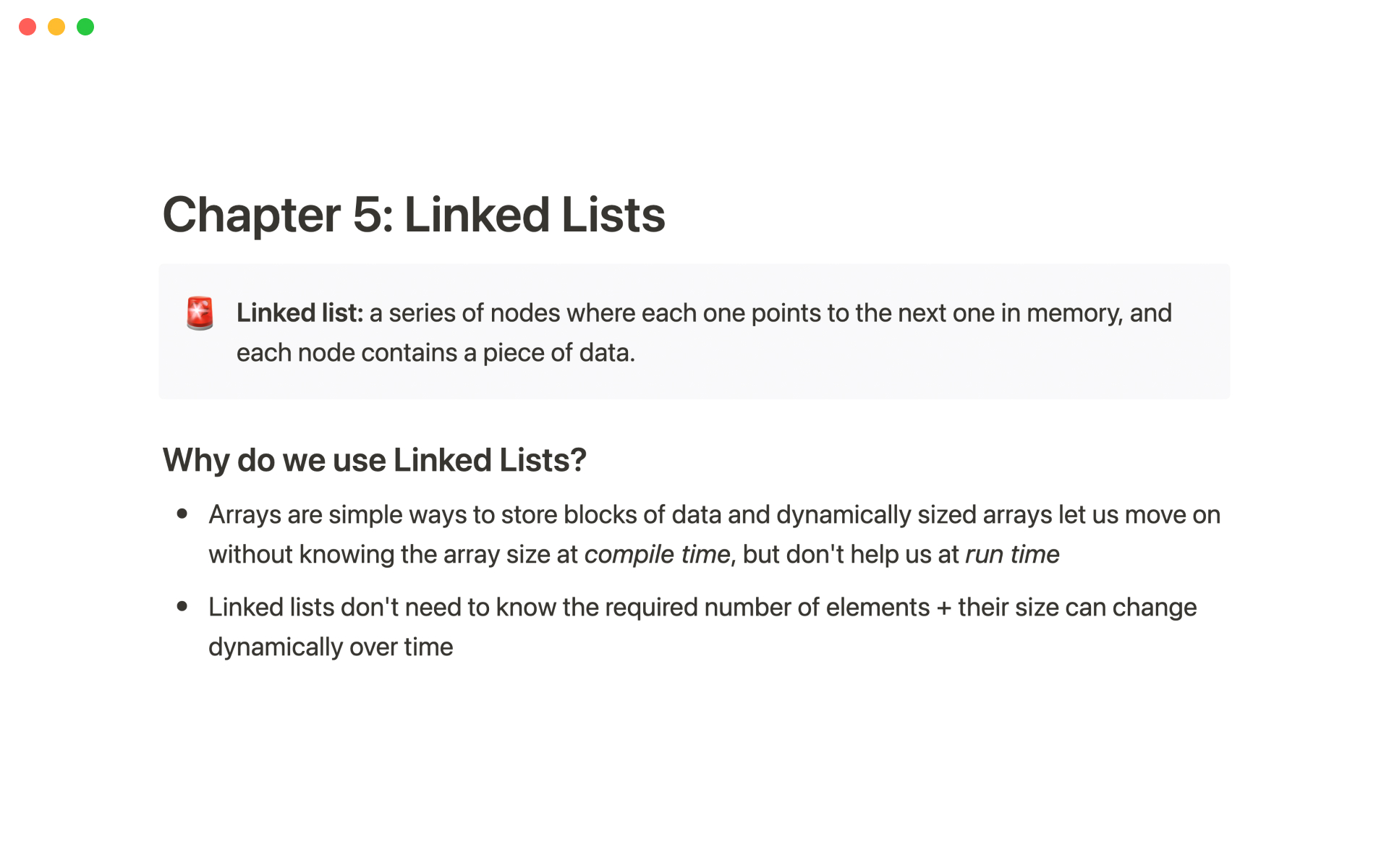 Class notes | Notion Template
