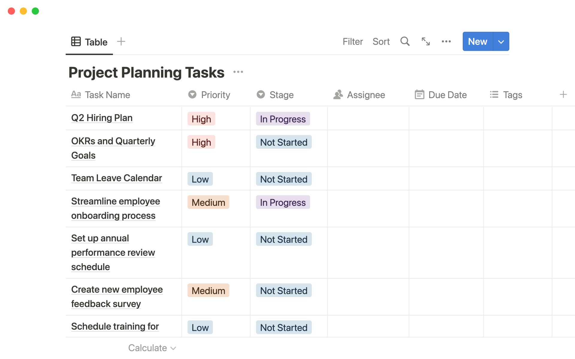 HR Project Plan by Template Road | Notion Template