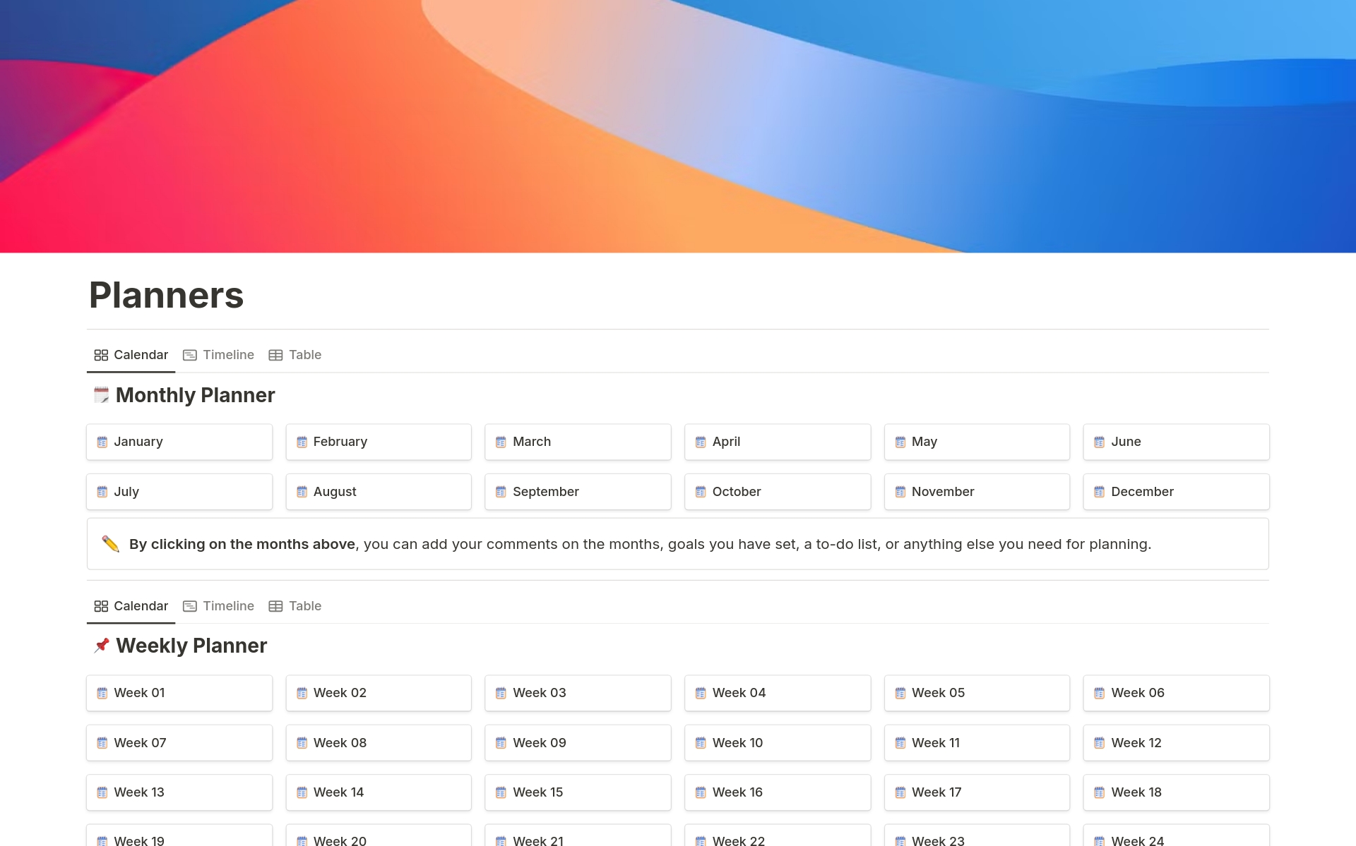 2025 Planner Template | Notion Marketplace