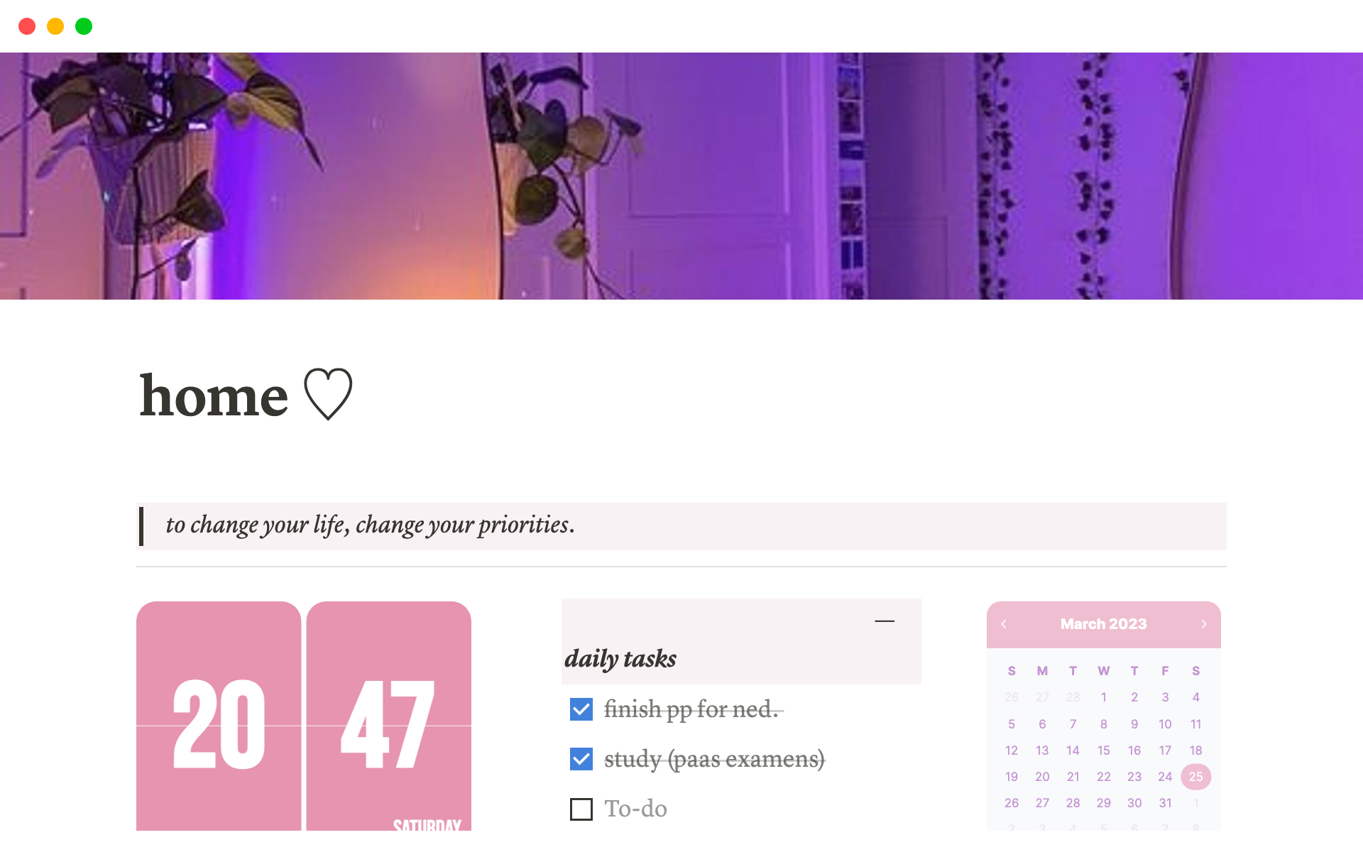 grace's hub by graceanne deladem | Notion Template
